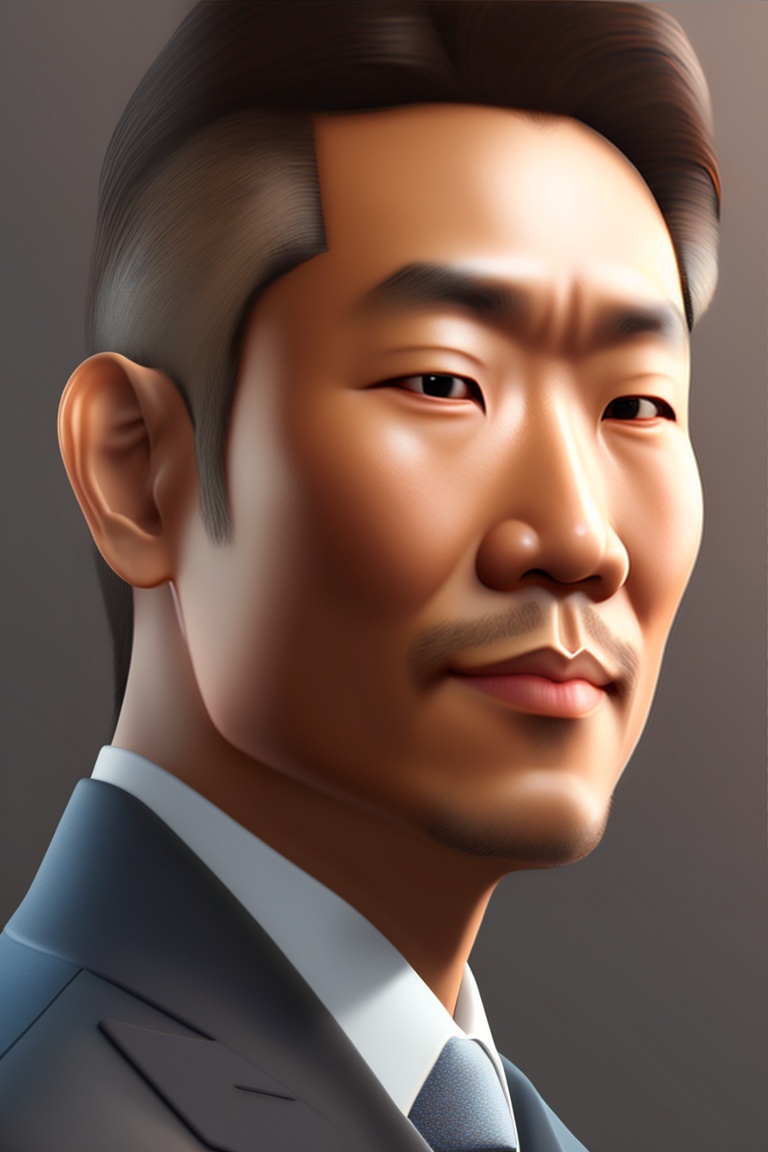 Lexica - Middle-aged asian man face, 4k, realistic,16:9