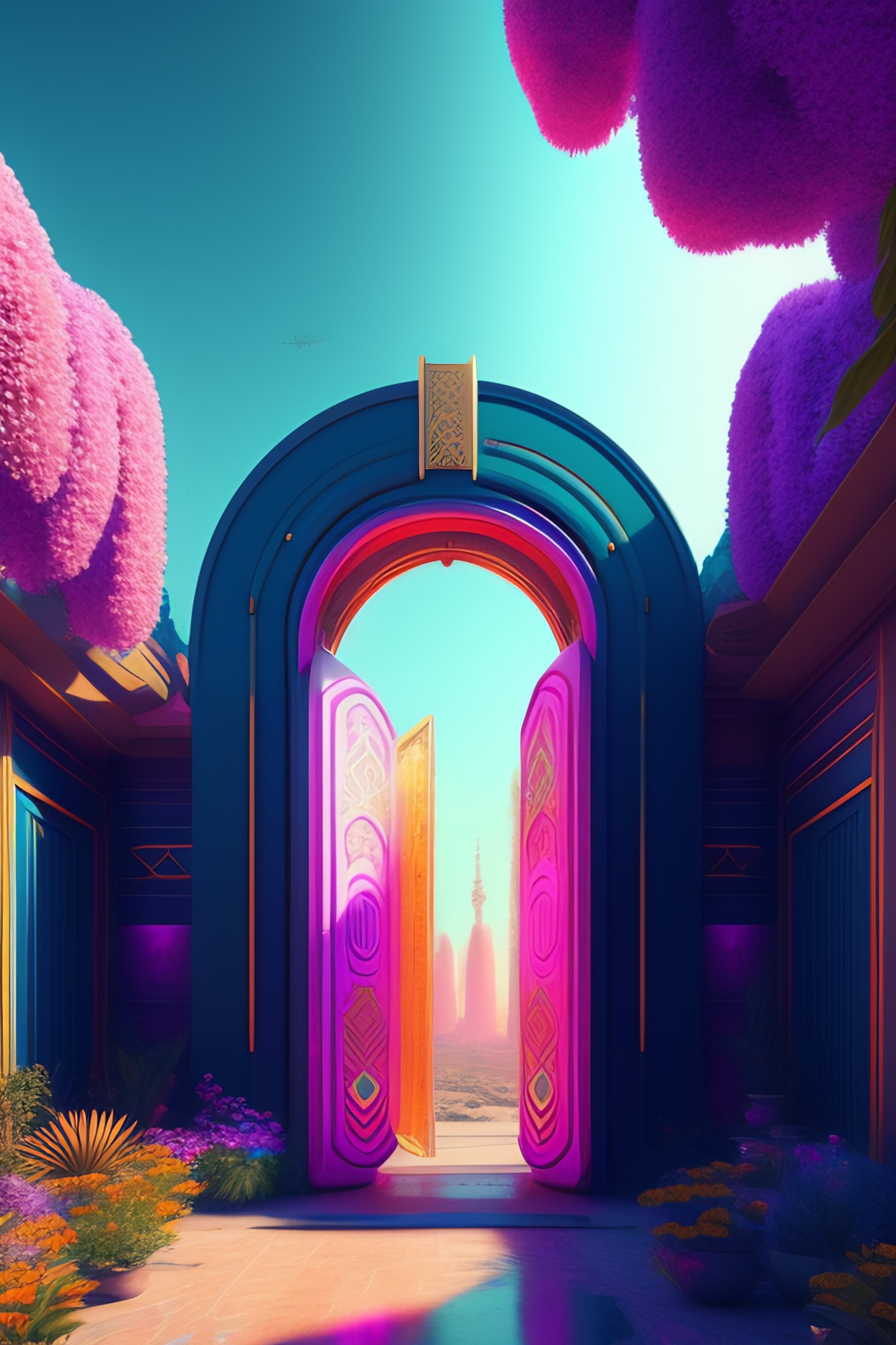 Lexica - An 8k resolution matte painting of a ghetto in futuristic ...