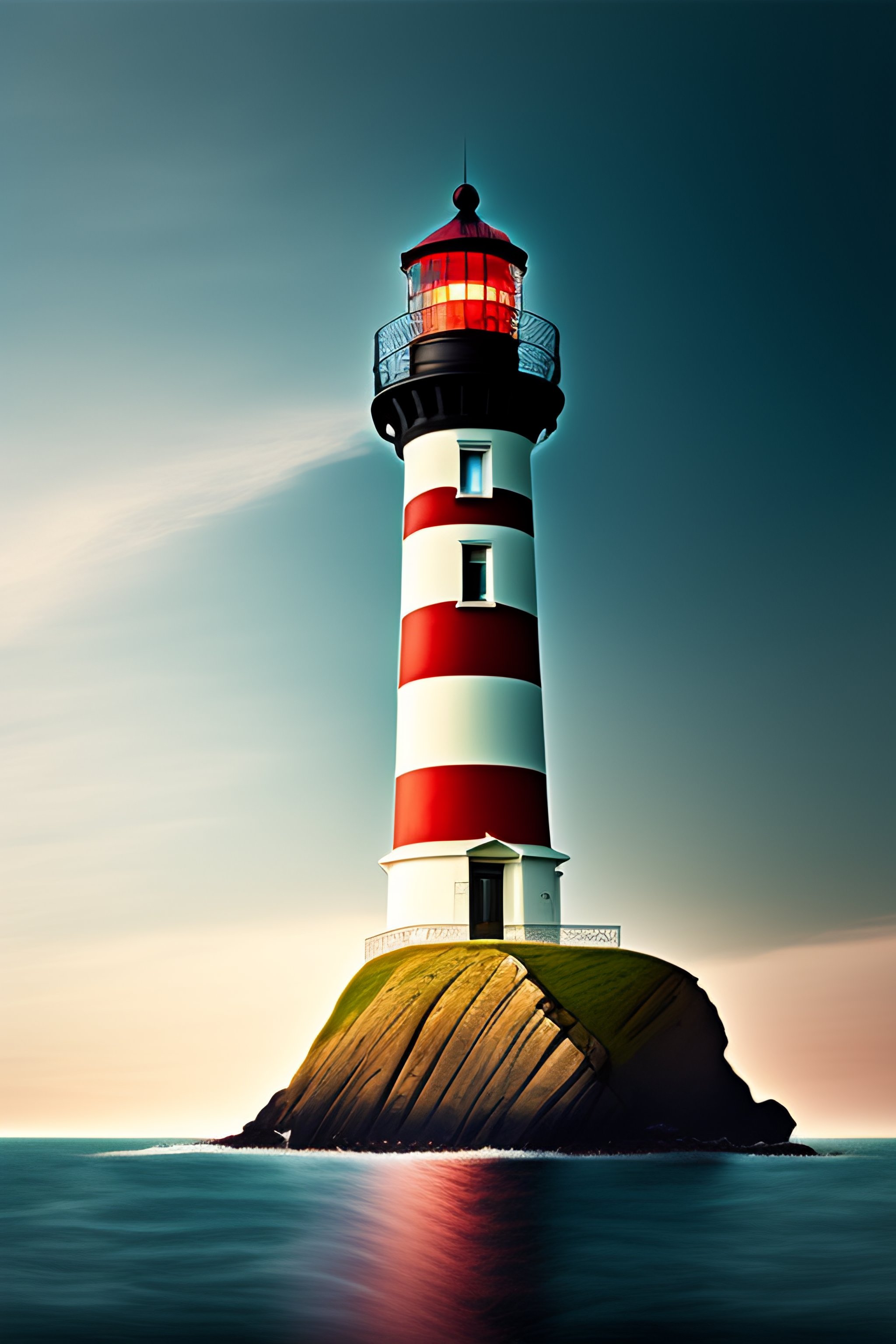 Lexica - Book cover a lighthouse