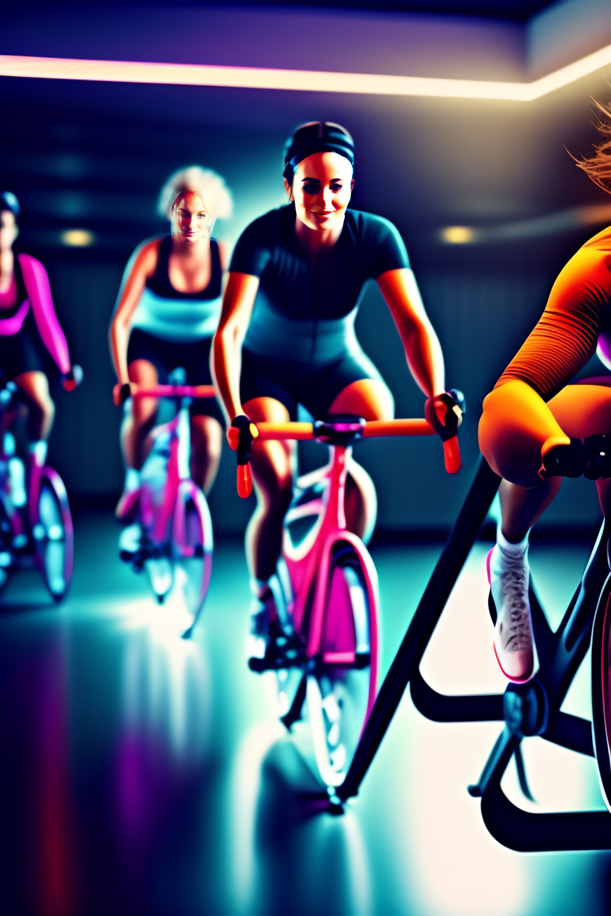 Lexica - Indoor cycling disco full of exciting people on indoor cycling ...