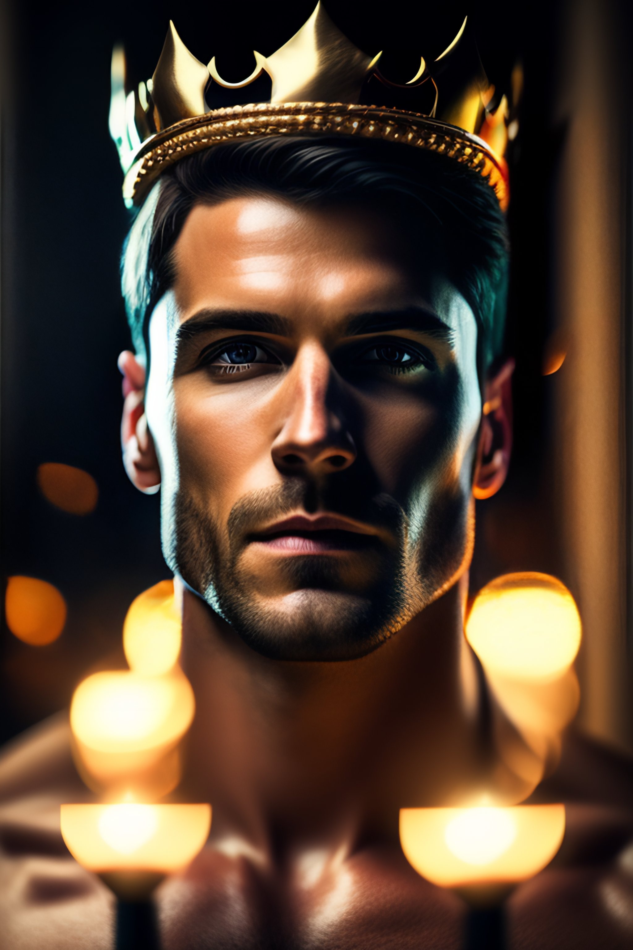 Lexica - John constantine, king, crown of thorns, realistic photography ...