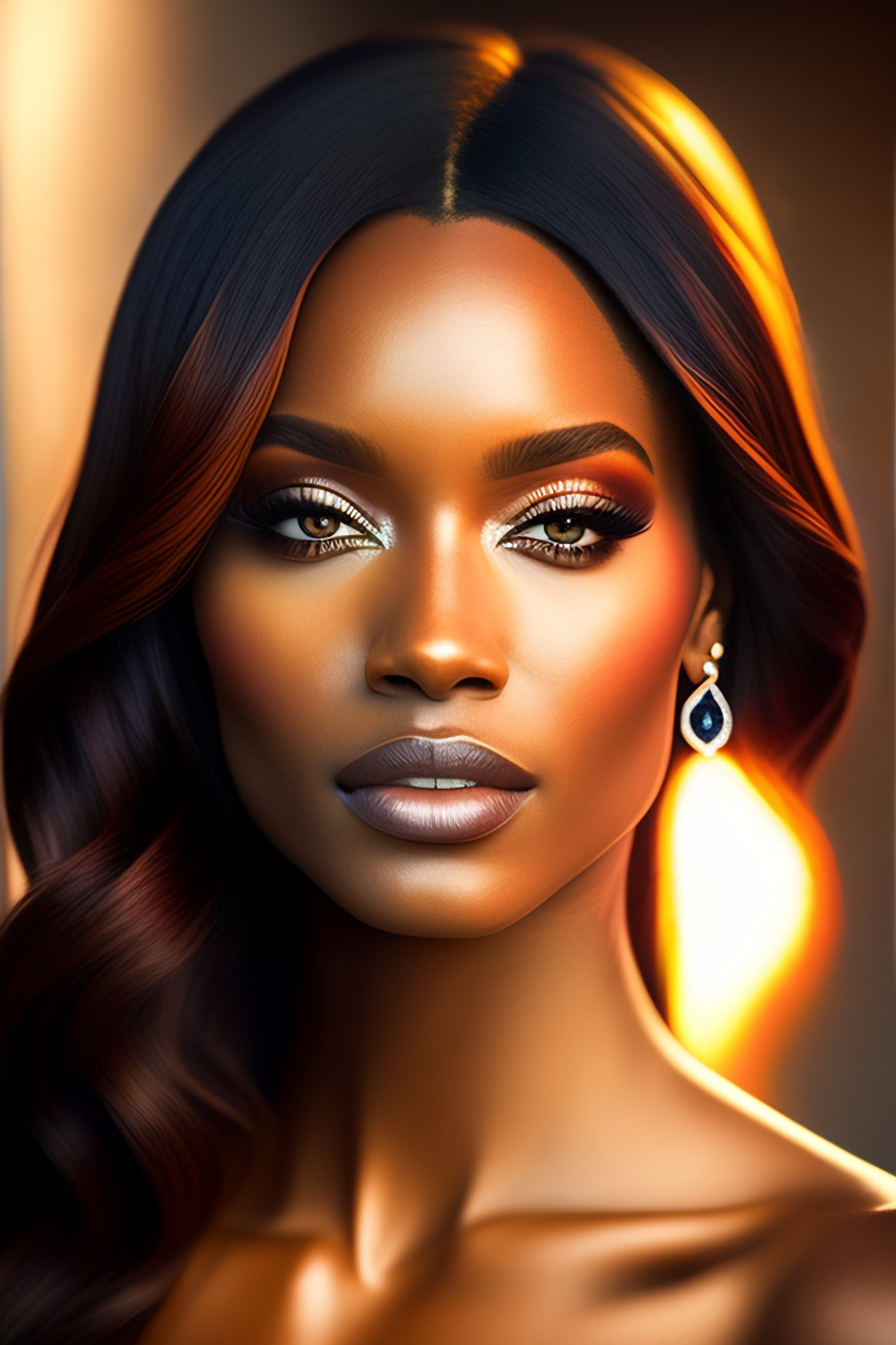 Lexica - The most beautiful woman in the world, realistically shaded face