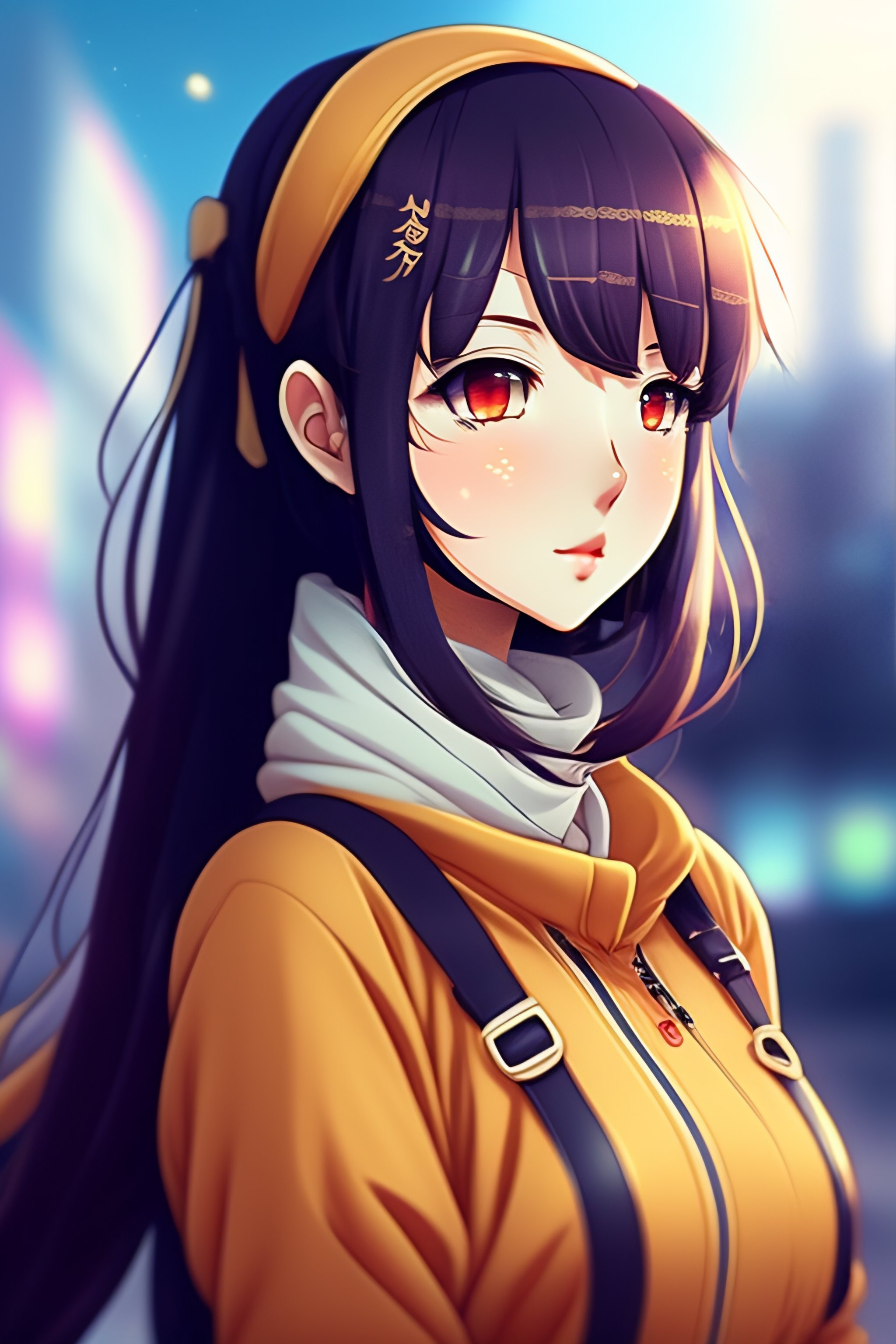 Lexica - Anime manga style cute girl lofi vibe graceful full view very ...