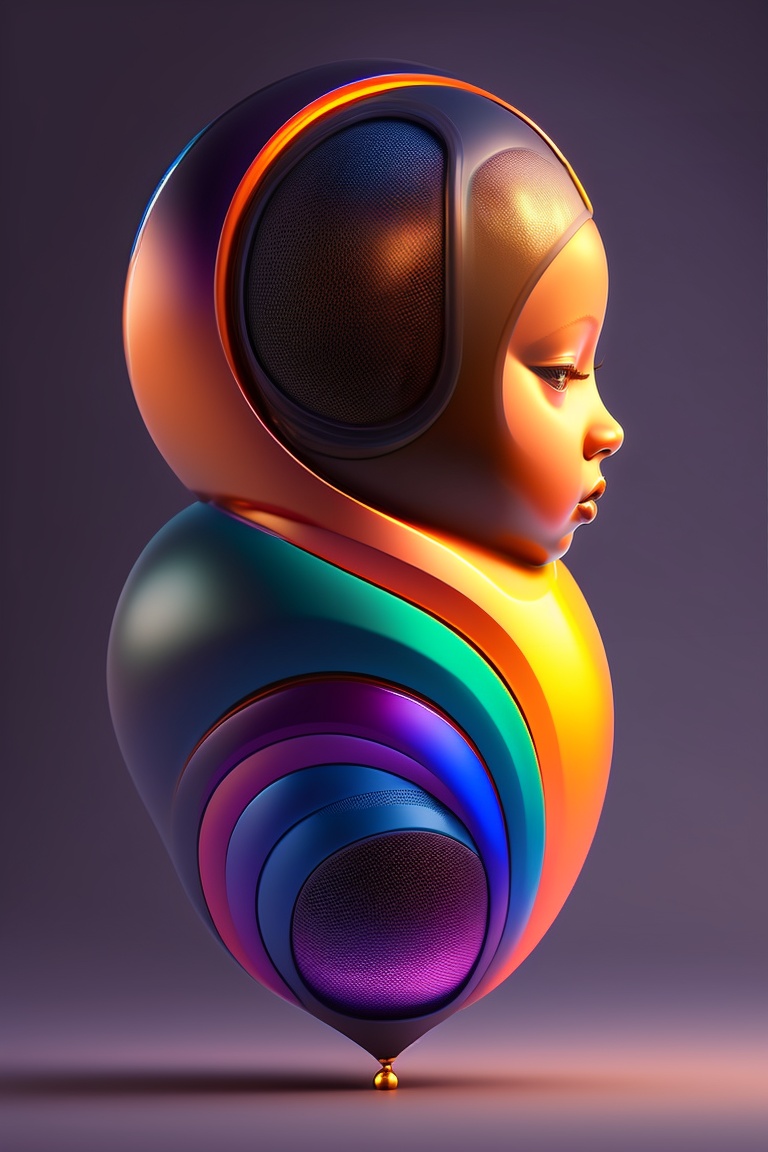 Lexica - 4K, render, art blow, rounded face