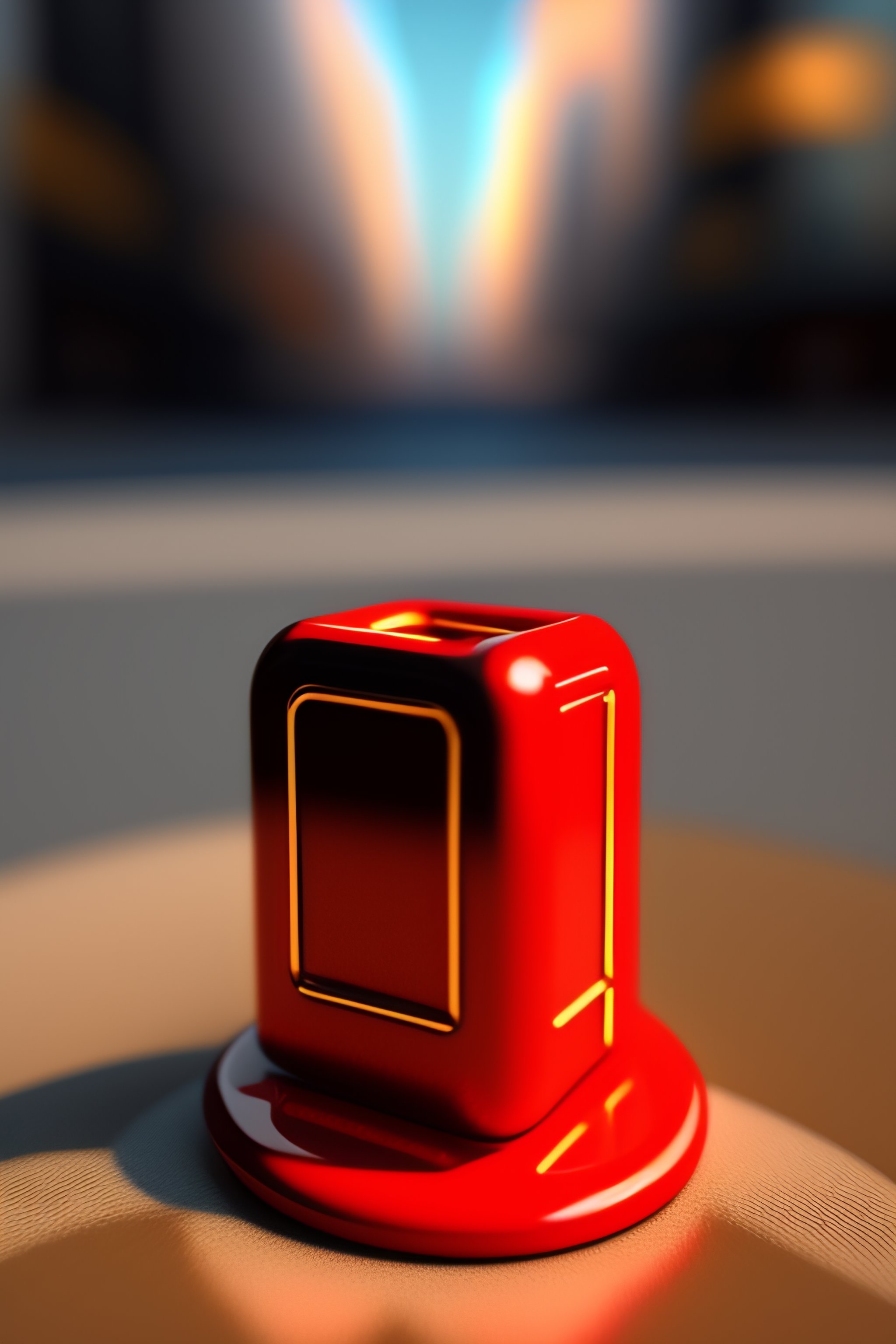 Lexica - 3d render of a red location pin, pin dropped on Levent ...