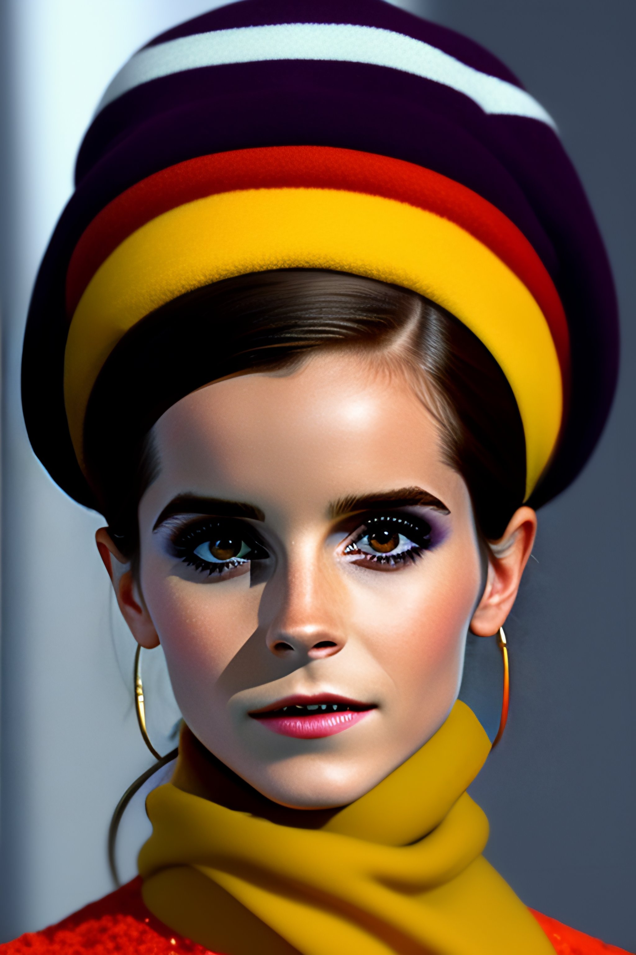 Lexica - Mars attack's alien with the face of Emma Watson