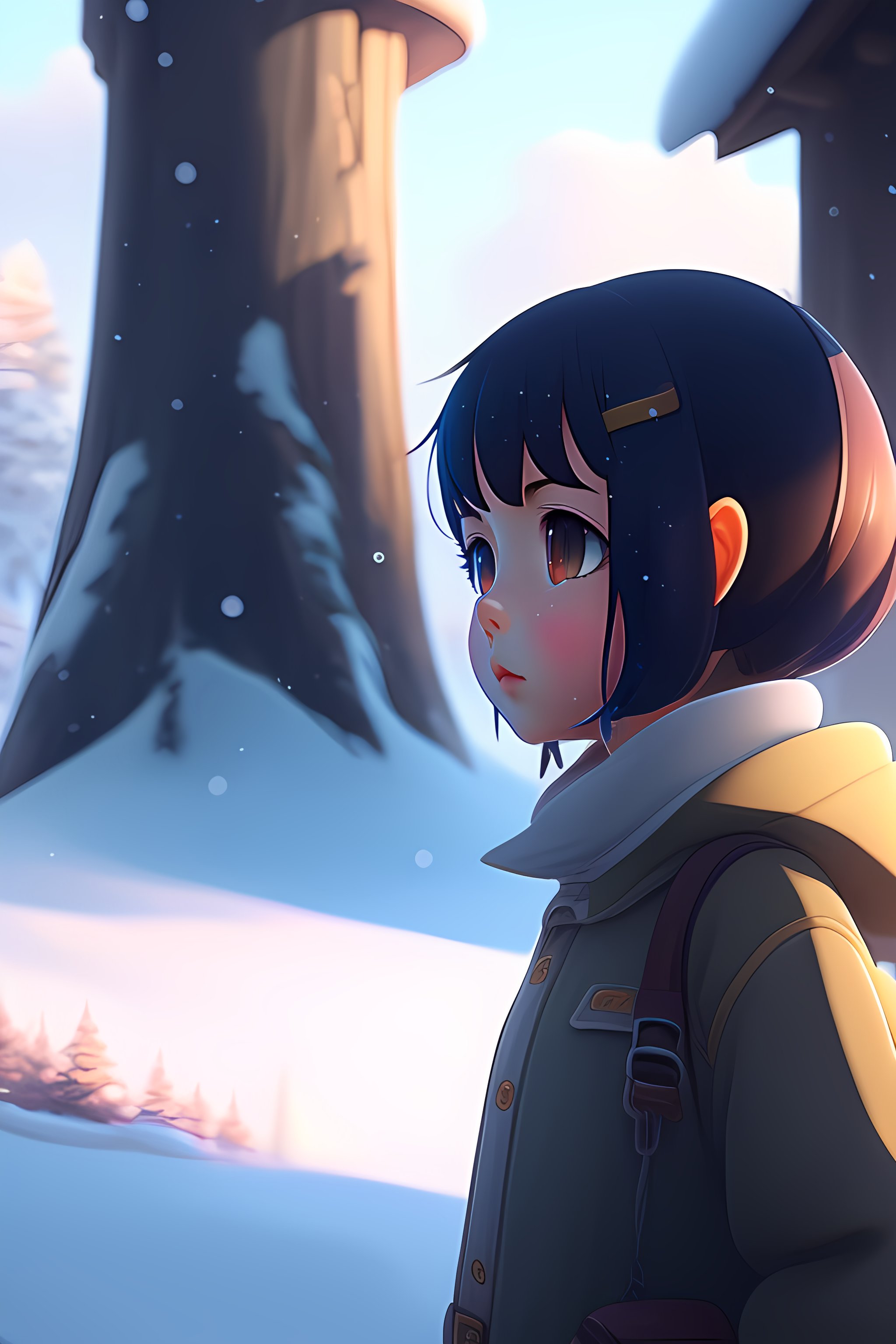 Lexica - Create a high resolution artwork of lofi , Anime Little Girl ...