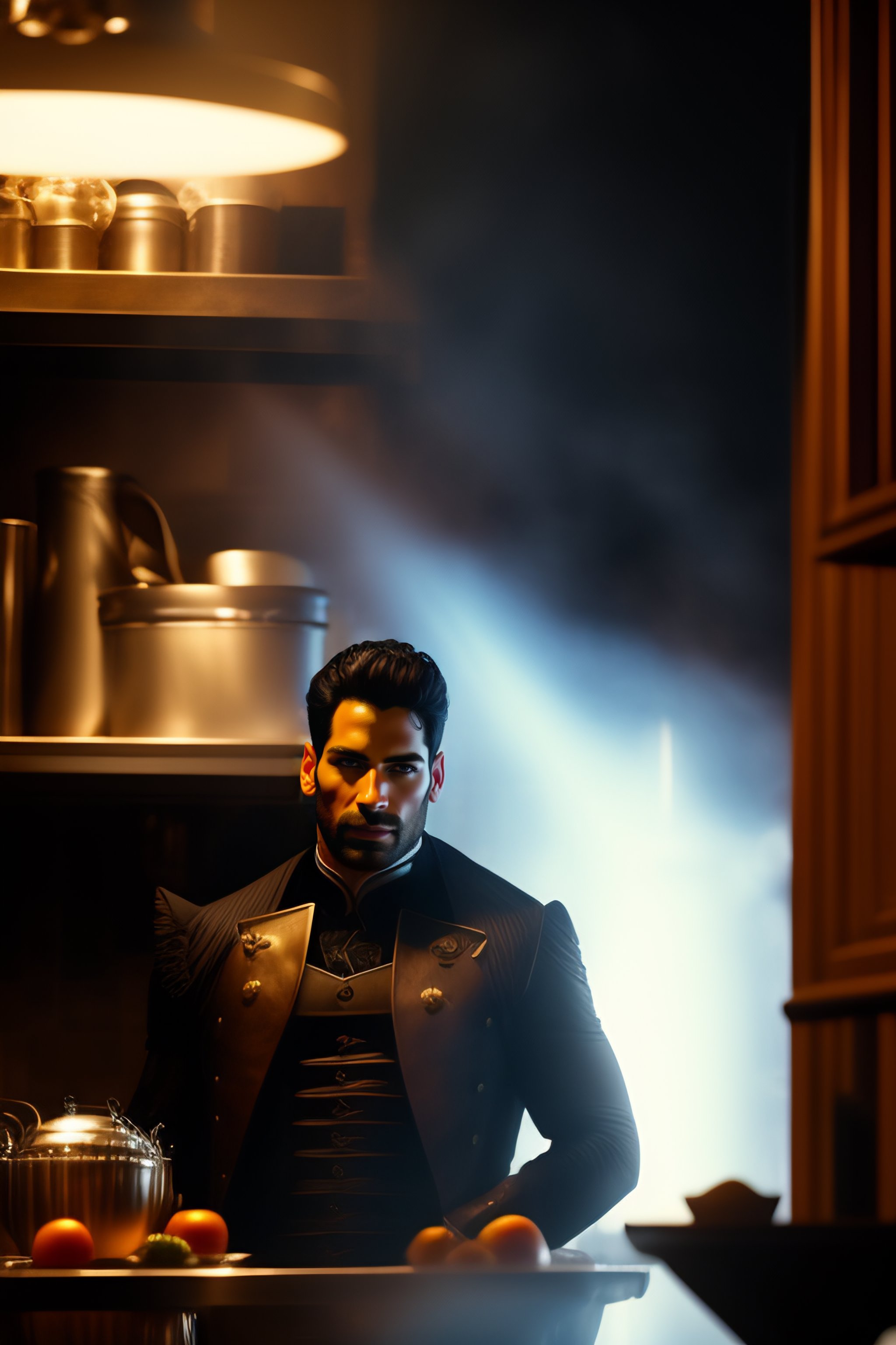 Lexica - Lucifer from Helltaker in the Kitchen