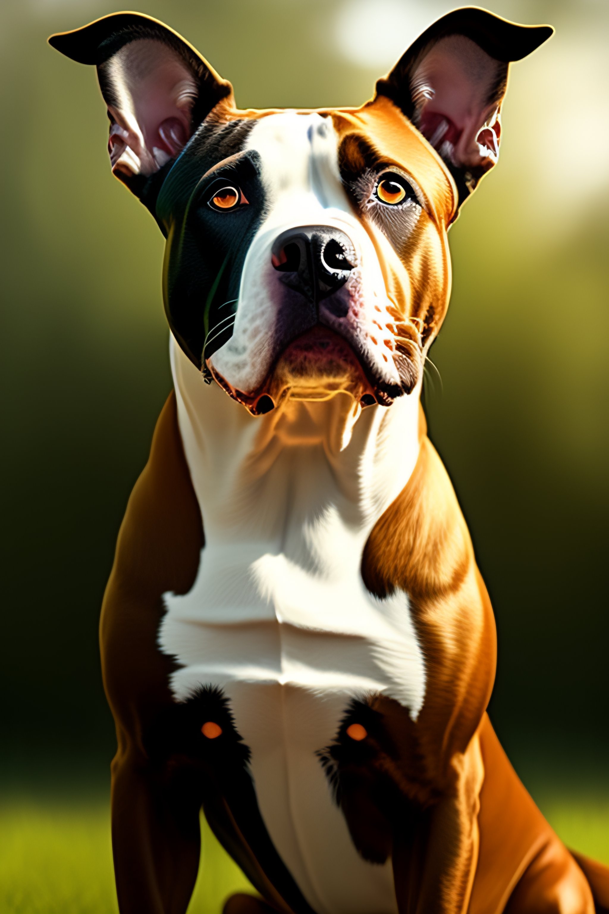 Lexica - Amstaff cartoon