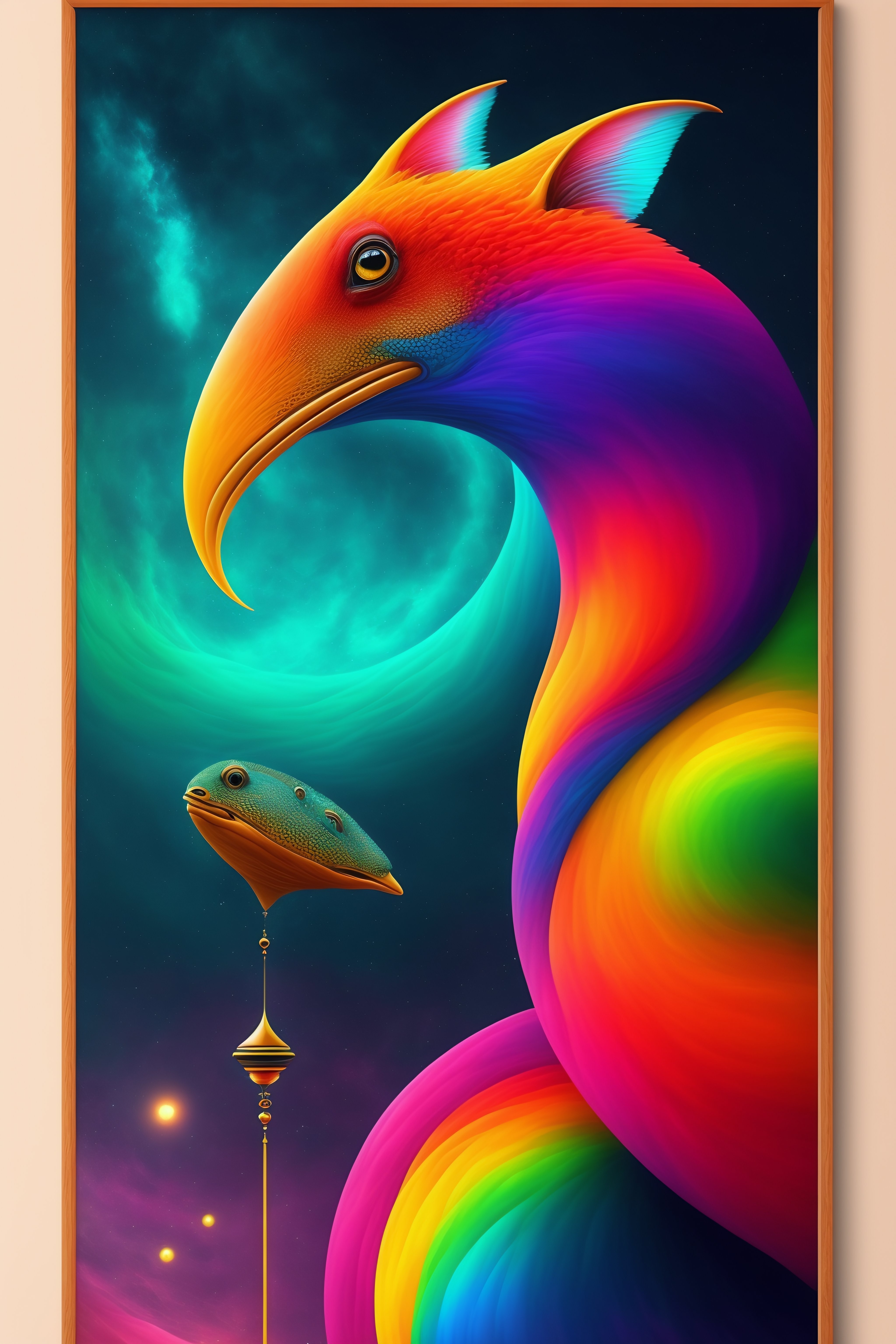 Lexica - Exquisite imaginative friendly weird magic creature poster art ...