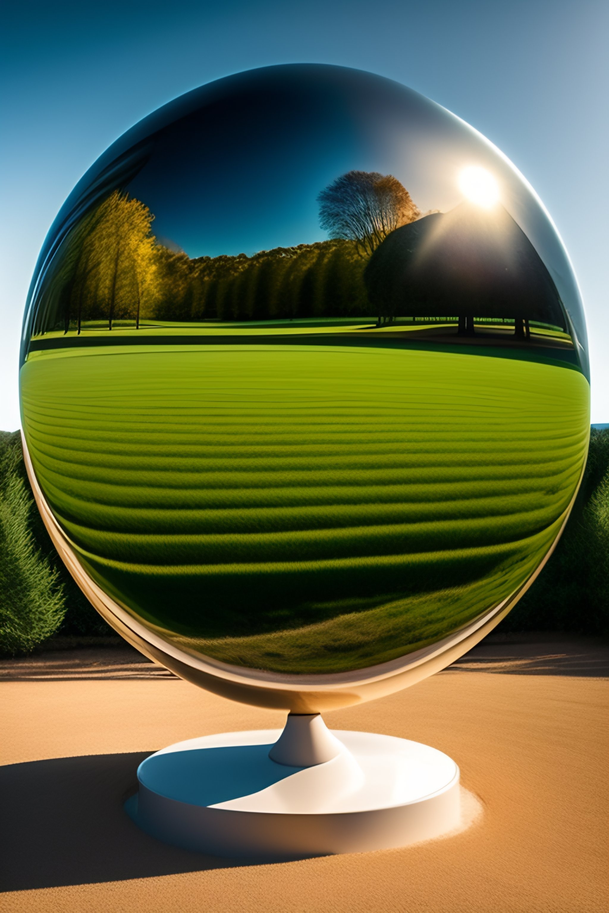 Lexica - Picture of the field of view taken on a spherical monument