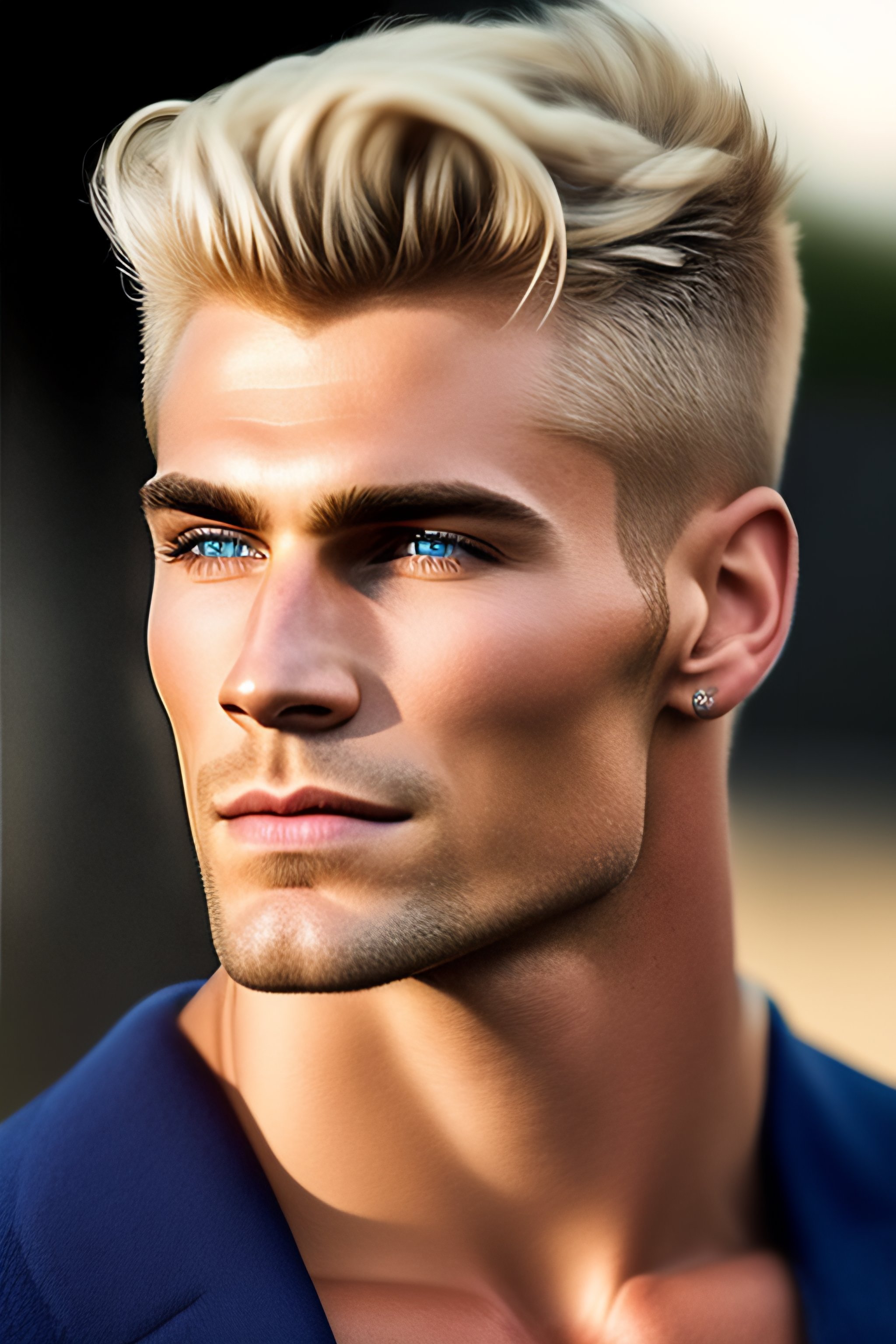 Lexica - Adam was a ruggedly handsome man, with ash blonde hair and ...
