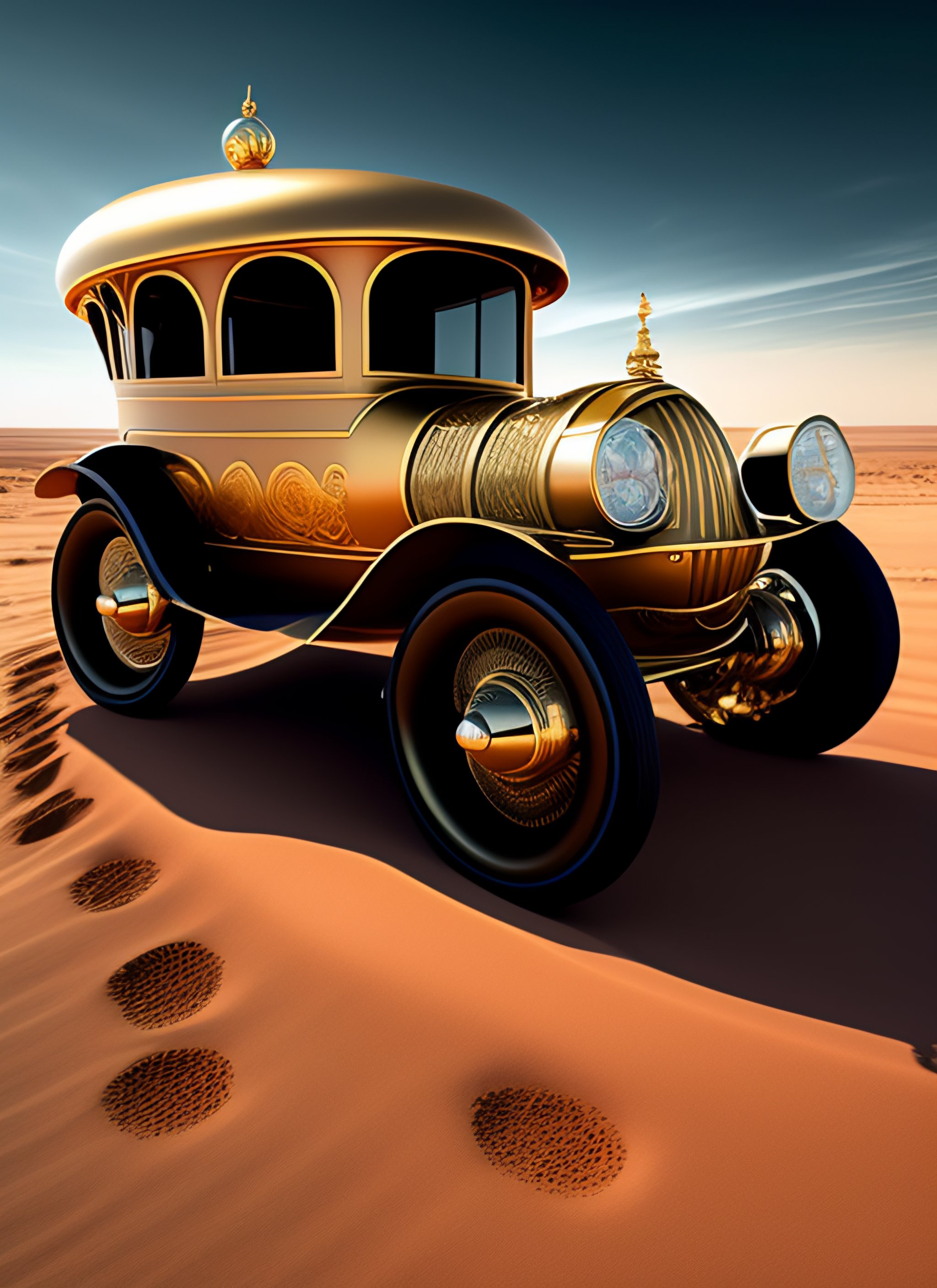 Lexica - RIBBON STEAMPUNK CAR, a sign that says OFF-ROAD MY PASSION ...