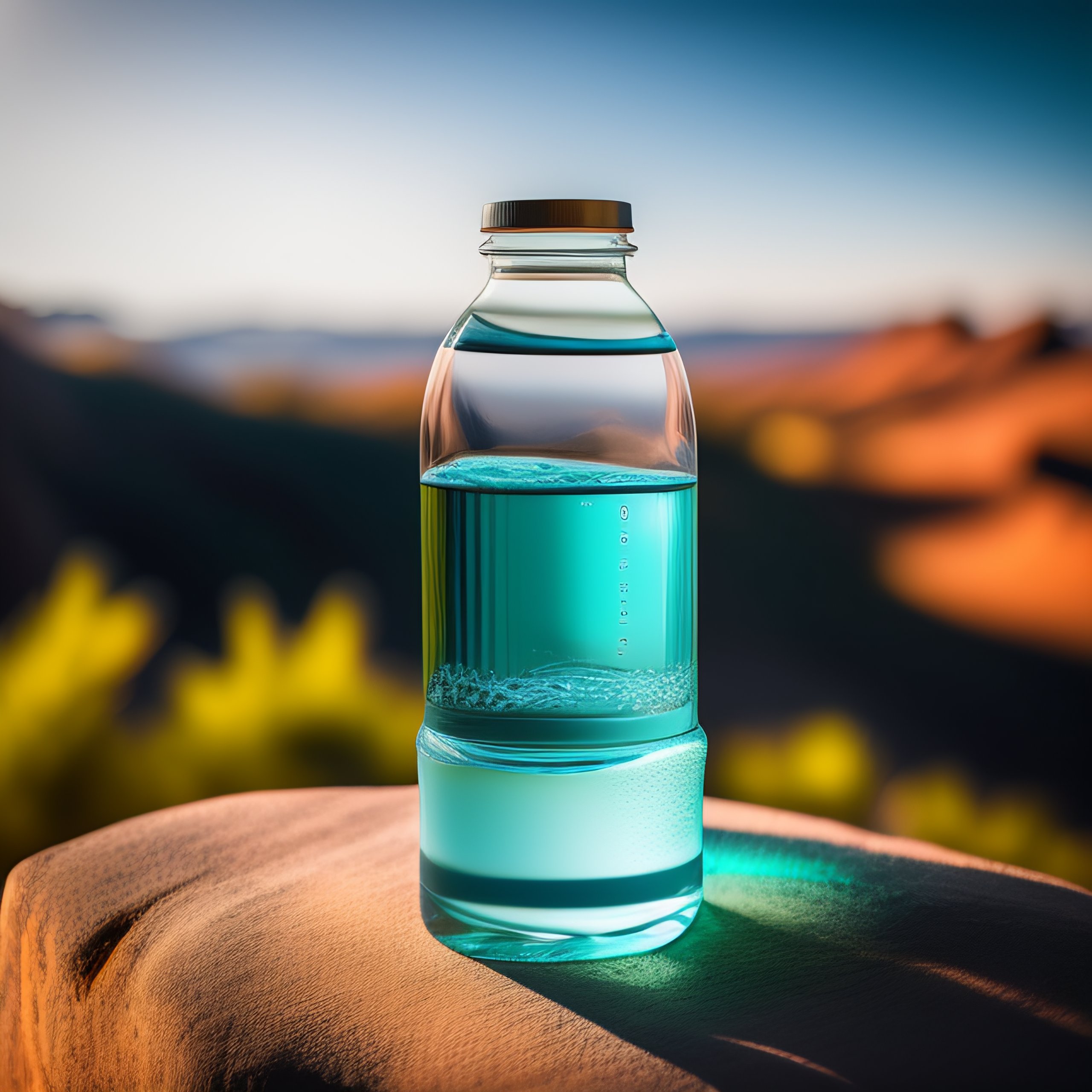 Lexica - Bottle of water for hiking, 4k hd, high quality studio, food ...
