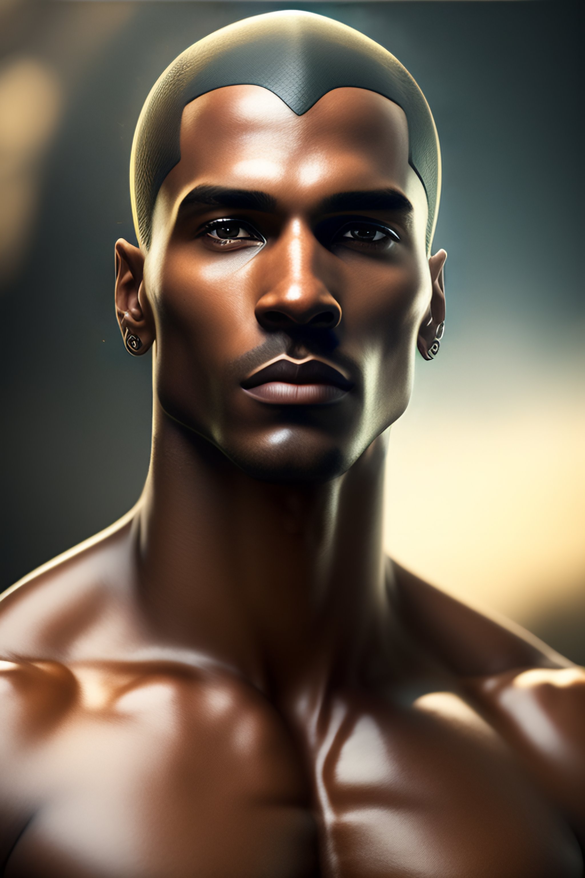 Lexica - A white skin man, with a face of a snake, men body, fit ...
