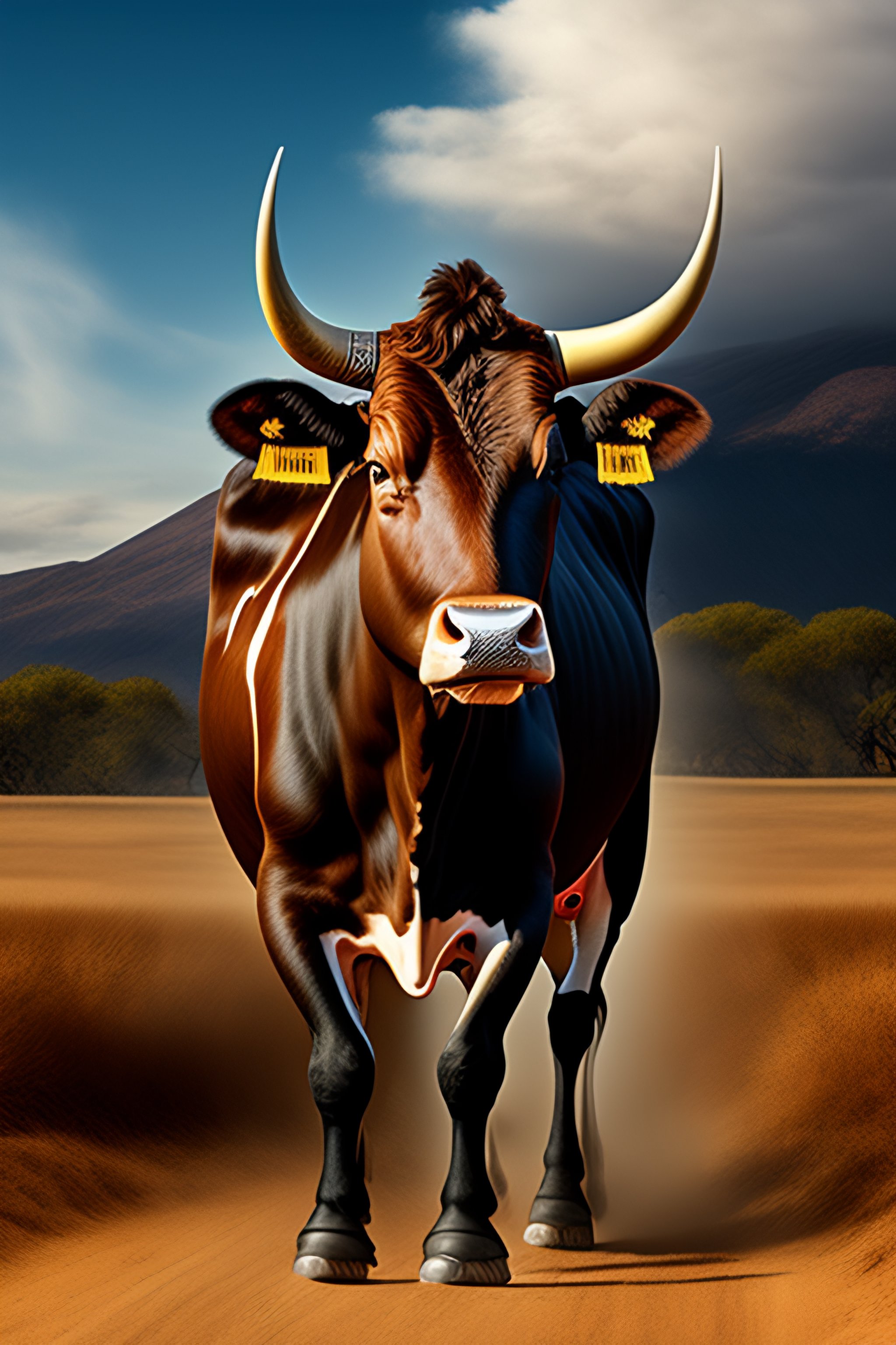 Lexica - Cow warrior