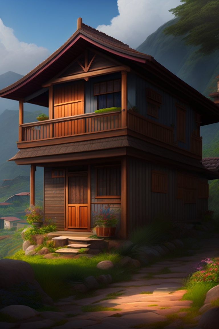 Lexica - A poor maried couple from indonesia live in in a modest house ...