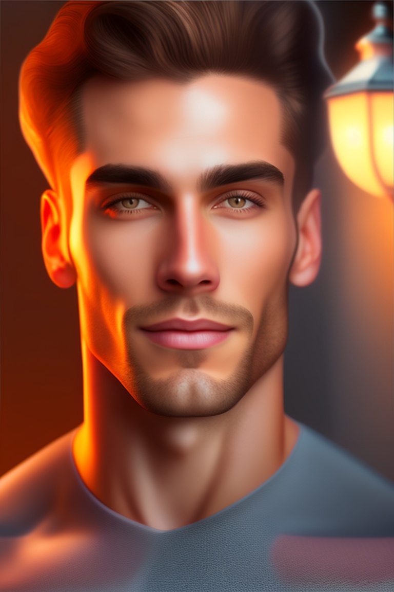 Lexica - Photo, mind good glowing face , new morning time with a strong ...