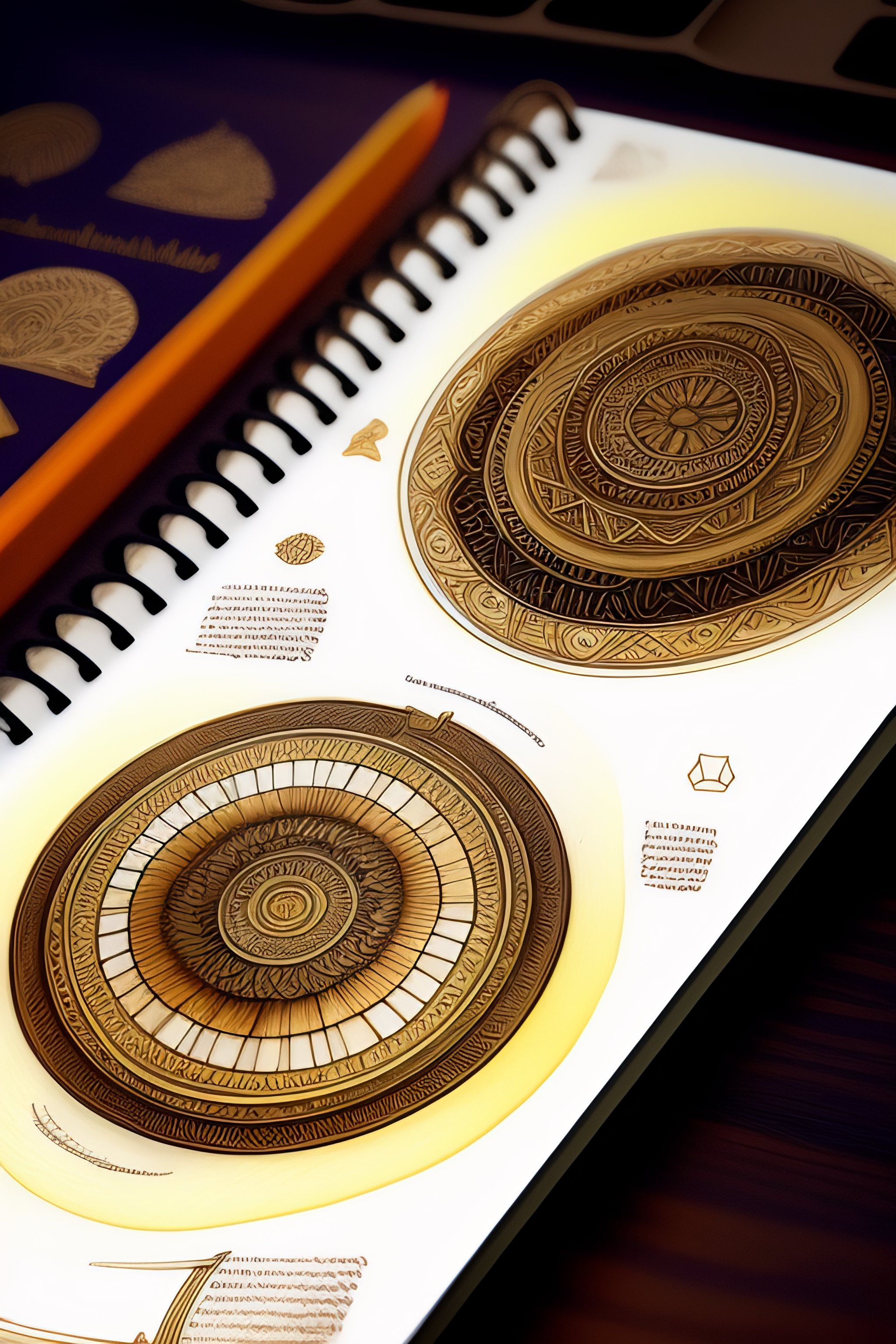 Lexica - Sketchbook illustrations showing concepts and designs for a ...