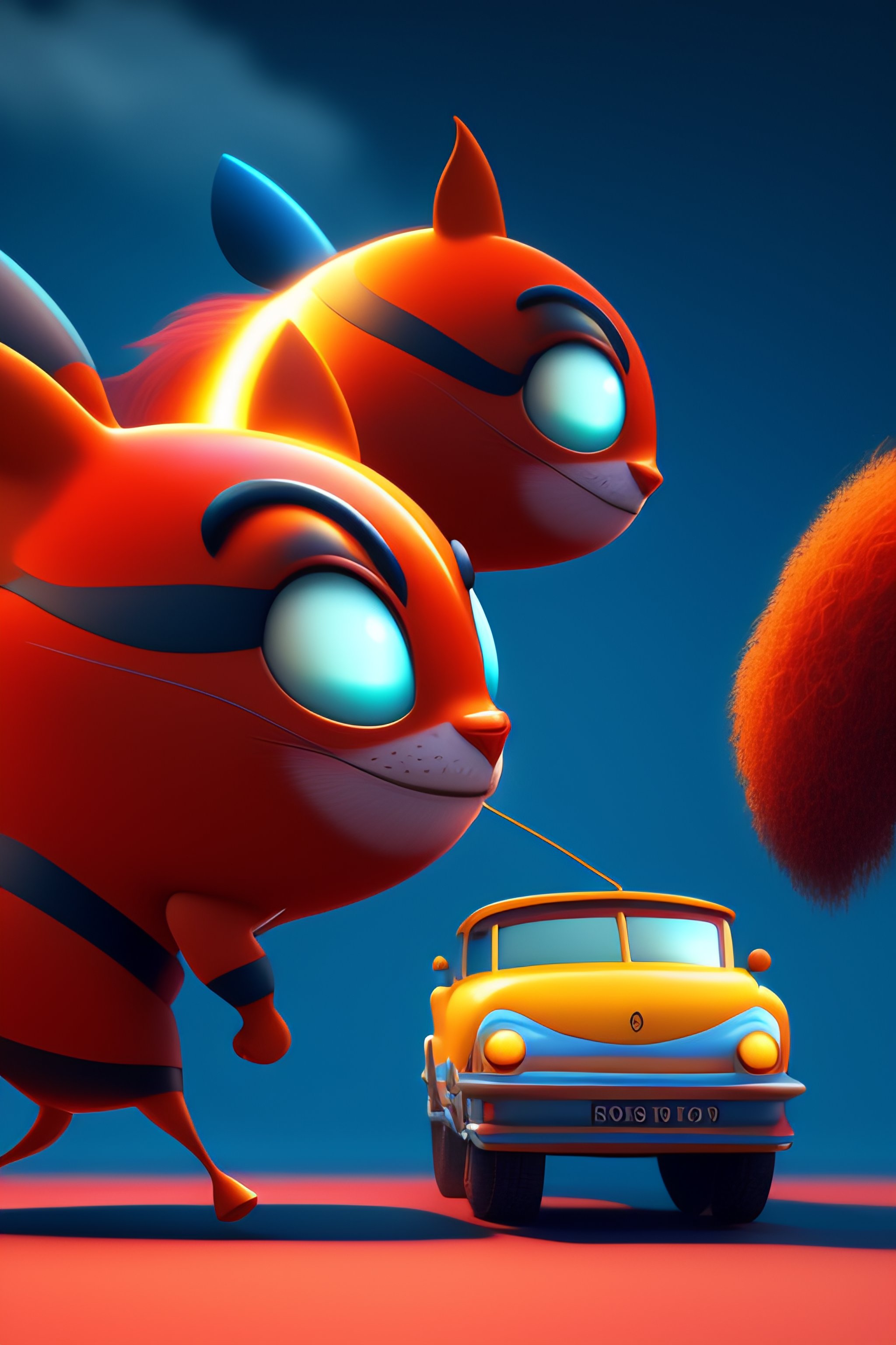 Lexica - Acrobat, pixar style, 3d style, disney style, 8k, beautiful