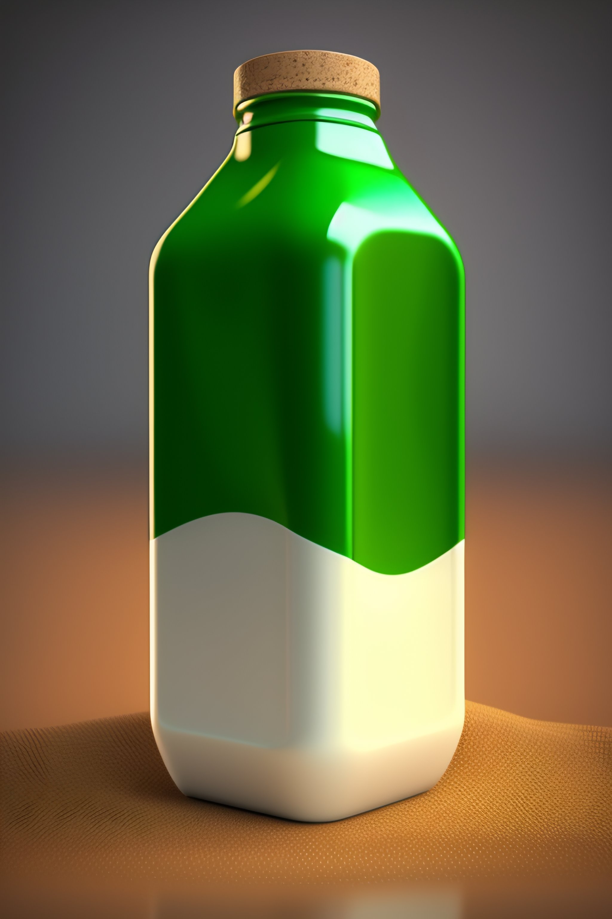 Lexica - 3D RENDERING OF A MILK CARTON, OCTANE RENDER, PNG, GREEN BRACKGROUND