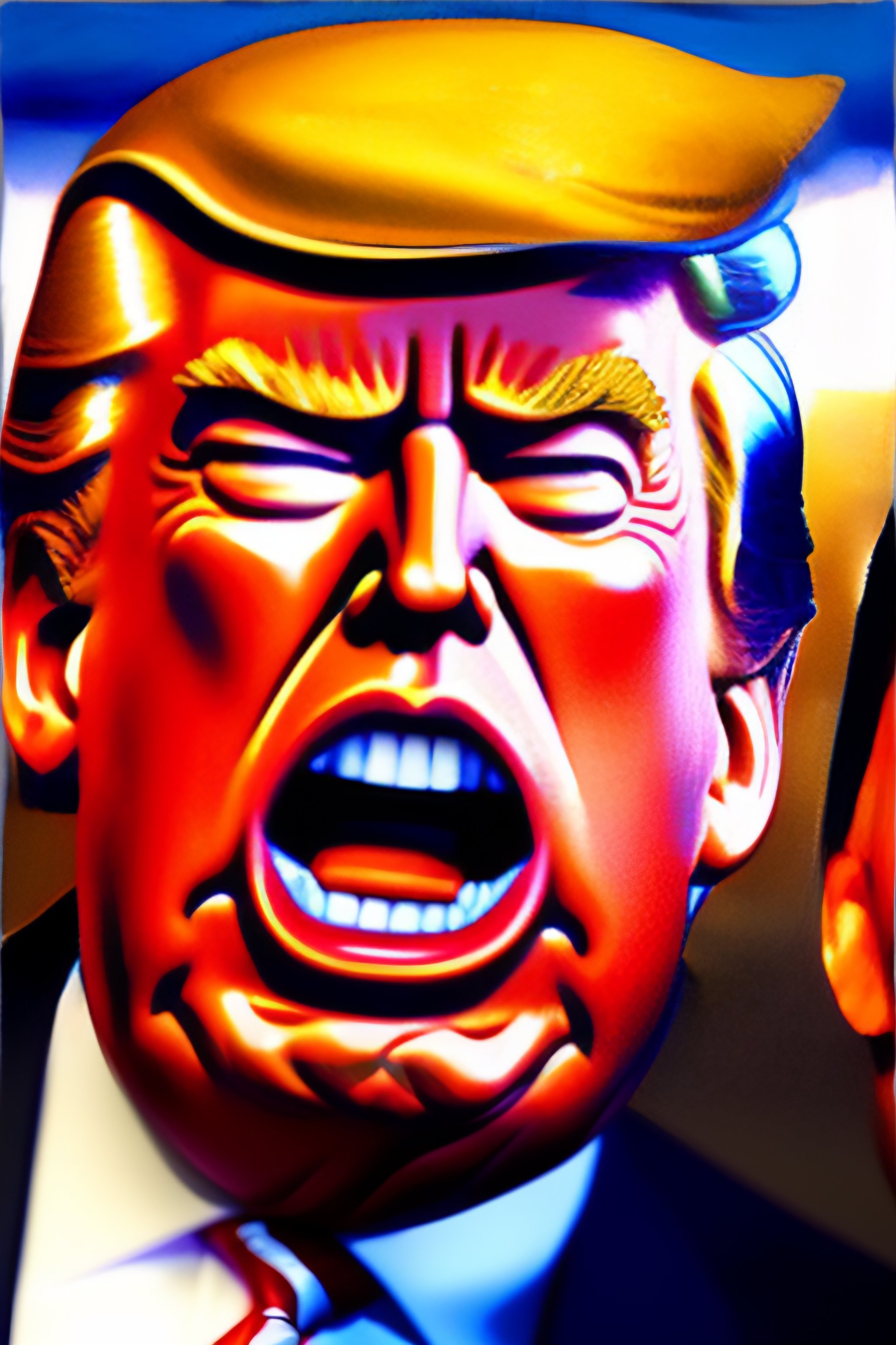 Lexica - Meme, Donald trump cartoon, Pixar style animation, mutated ...