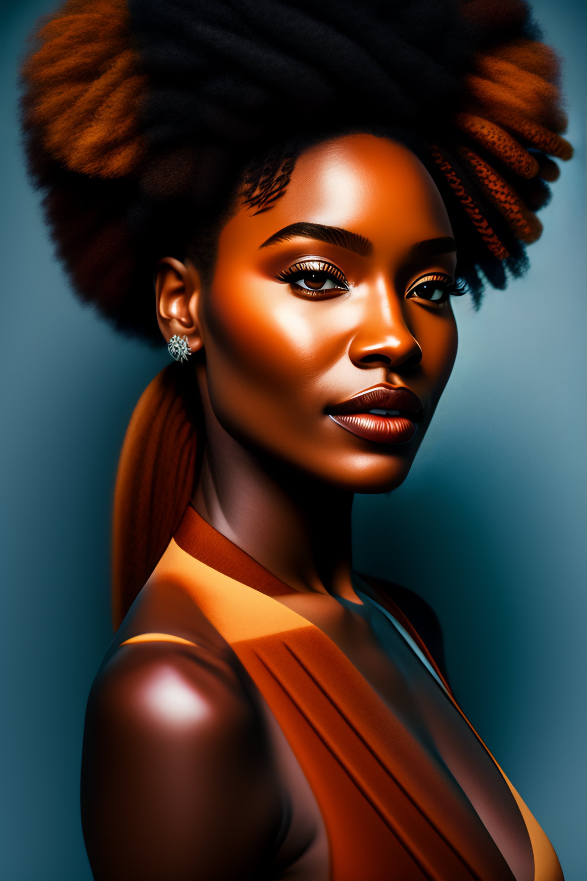 Lexica - Perfect symmetrical face hyperrealism portrait of a beautiful ...