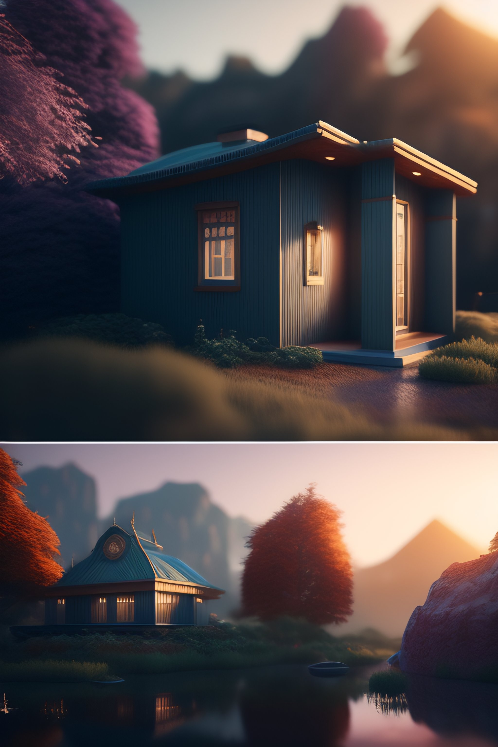 Lexica - A beautiful hyperrealistic detailed 3 d render of set design ...