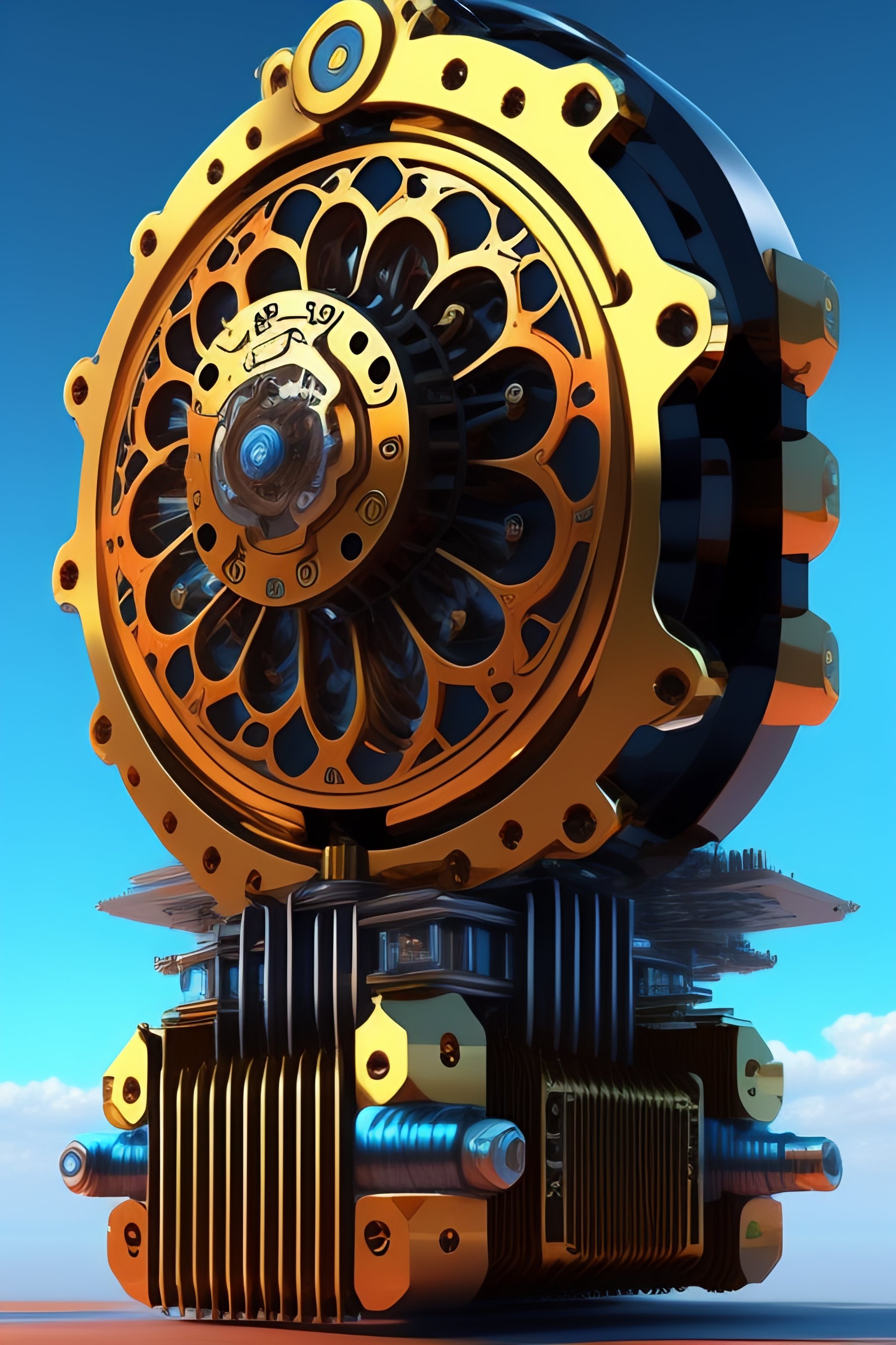 Lexica - A mechanical art generator cad gear modern design engineering ...