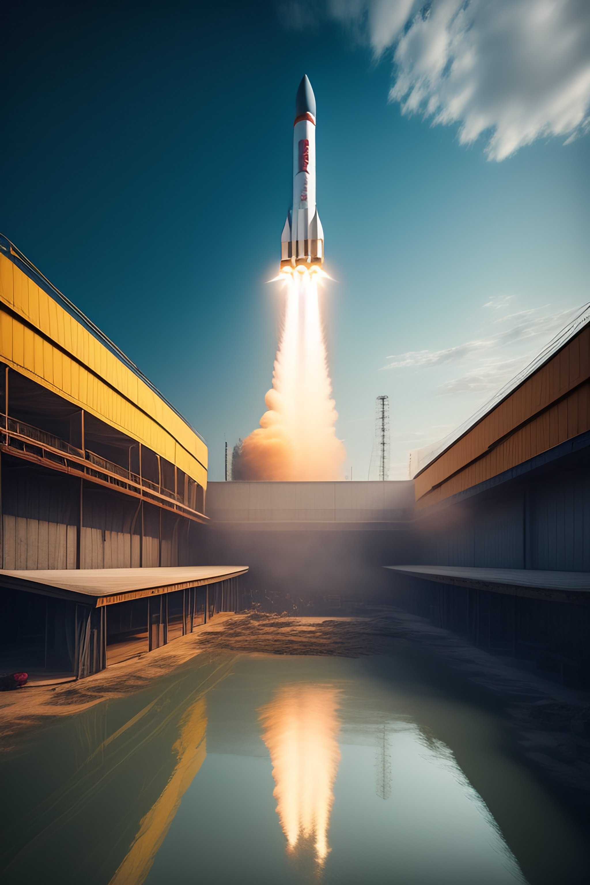 Lexica - Workshop, crowd of people buying, glossy concrete floor ...