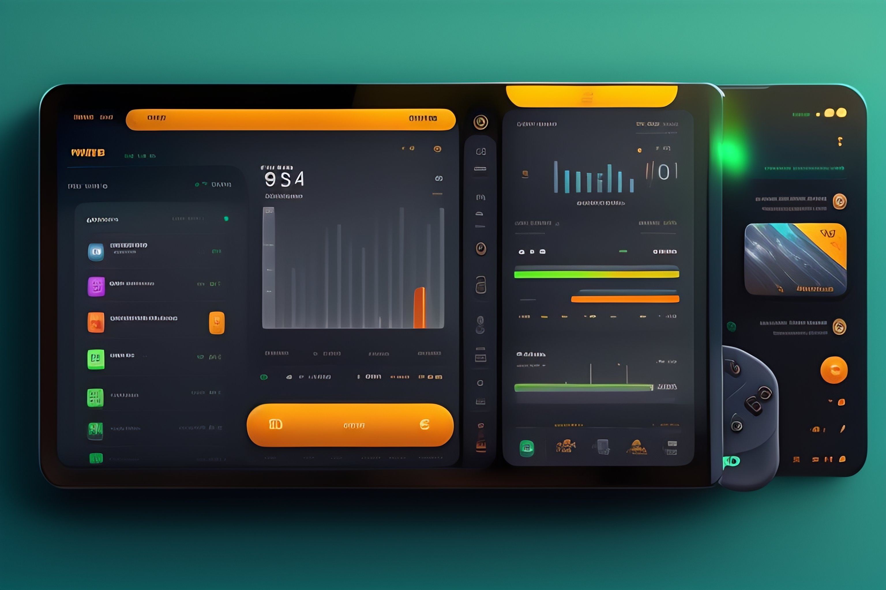 Lexica - UI , interface, Props , Game Art