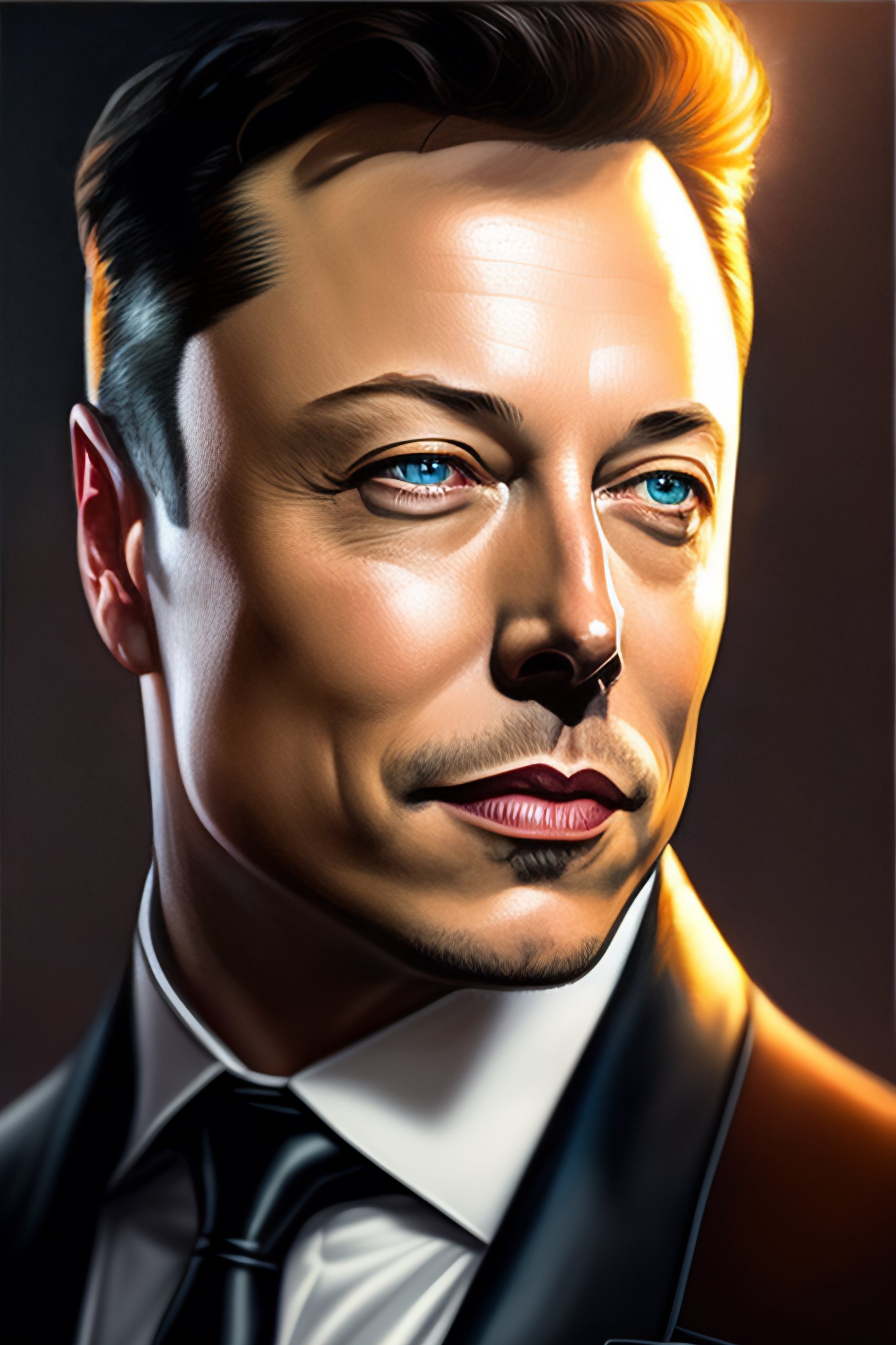 Lexica - Elon musk as lex luther, realistic portrait, symmetrical ...