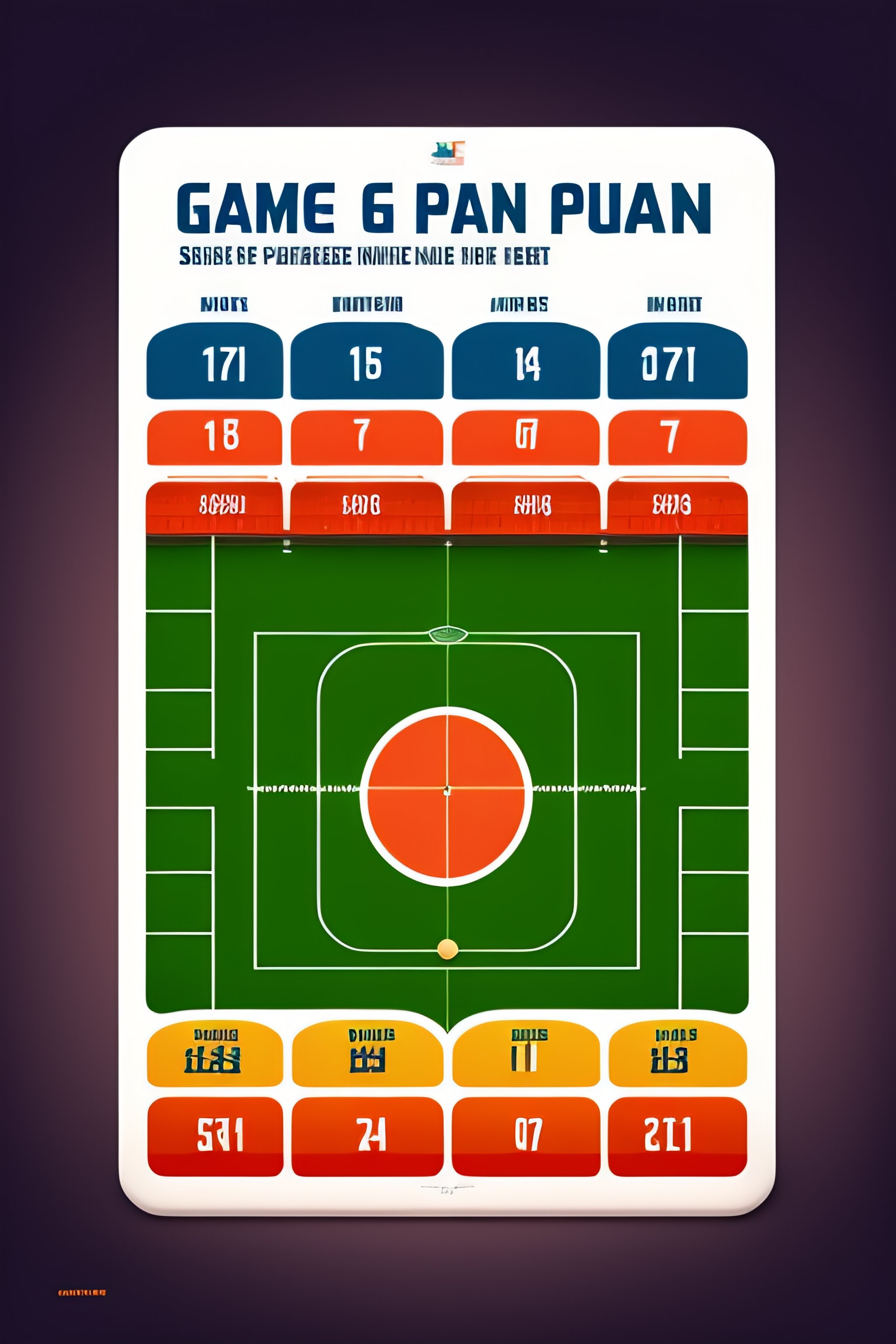 Lexica - Graphic design showing a metaphor for game plan