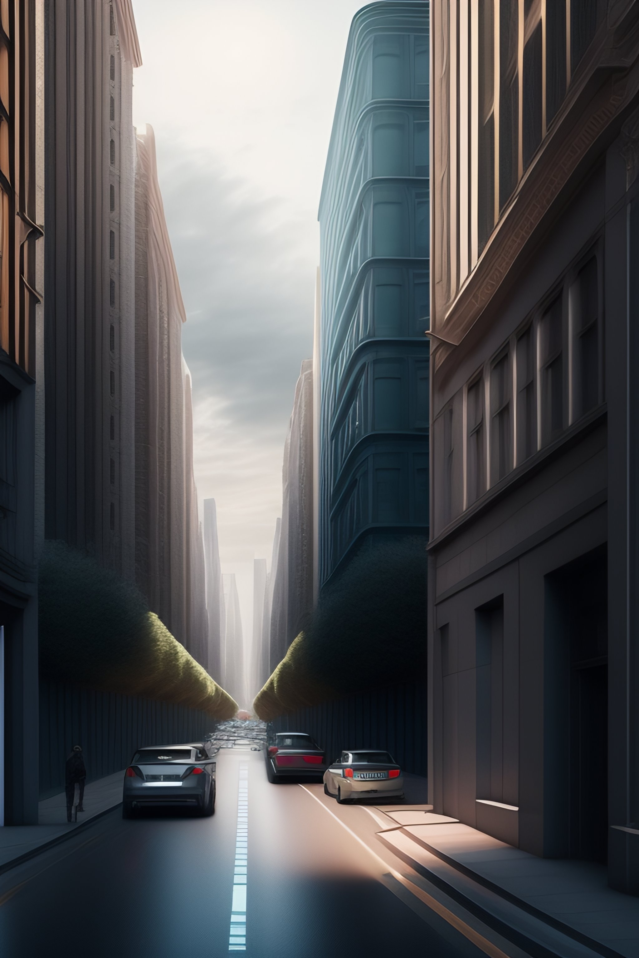 Lexica - Technology street grey color