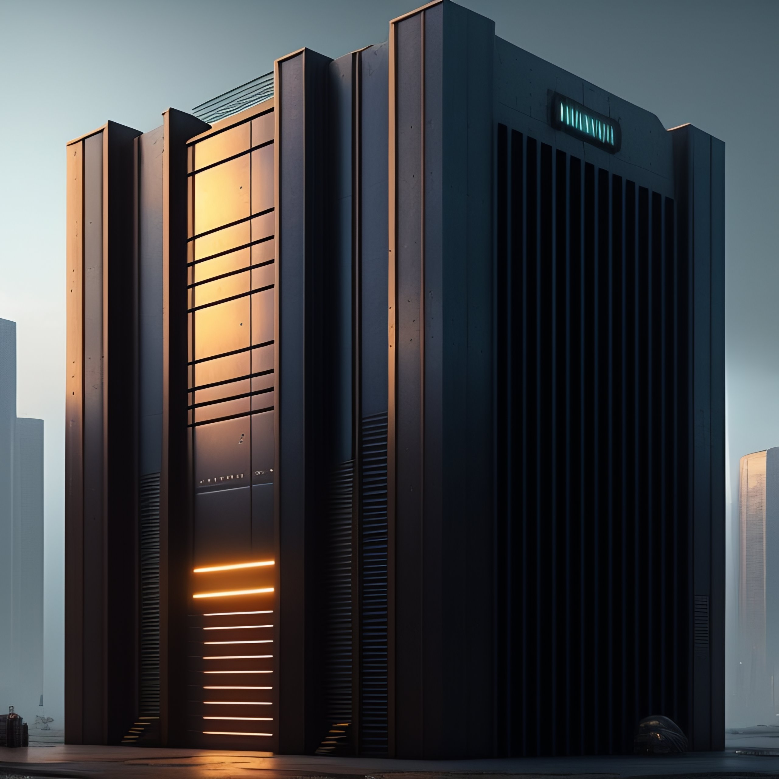 Lexica - Cyberpunk building texture, dark and mysterious, very detailed ...