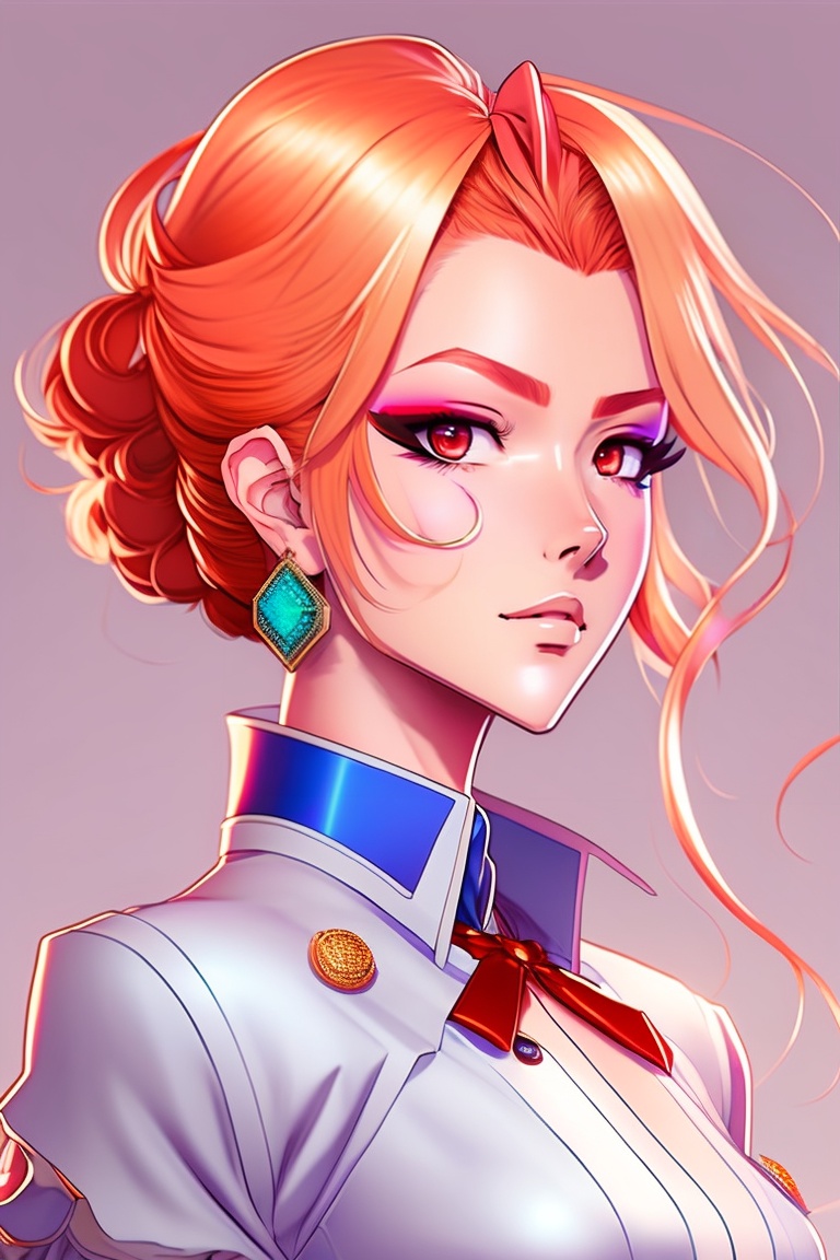 Lexica - Stylish haute couture in the style of 90's vintage anime ...