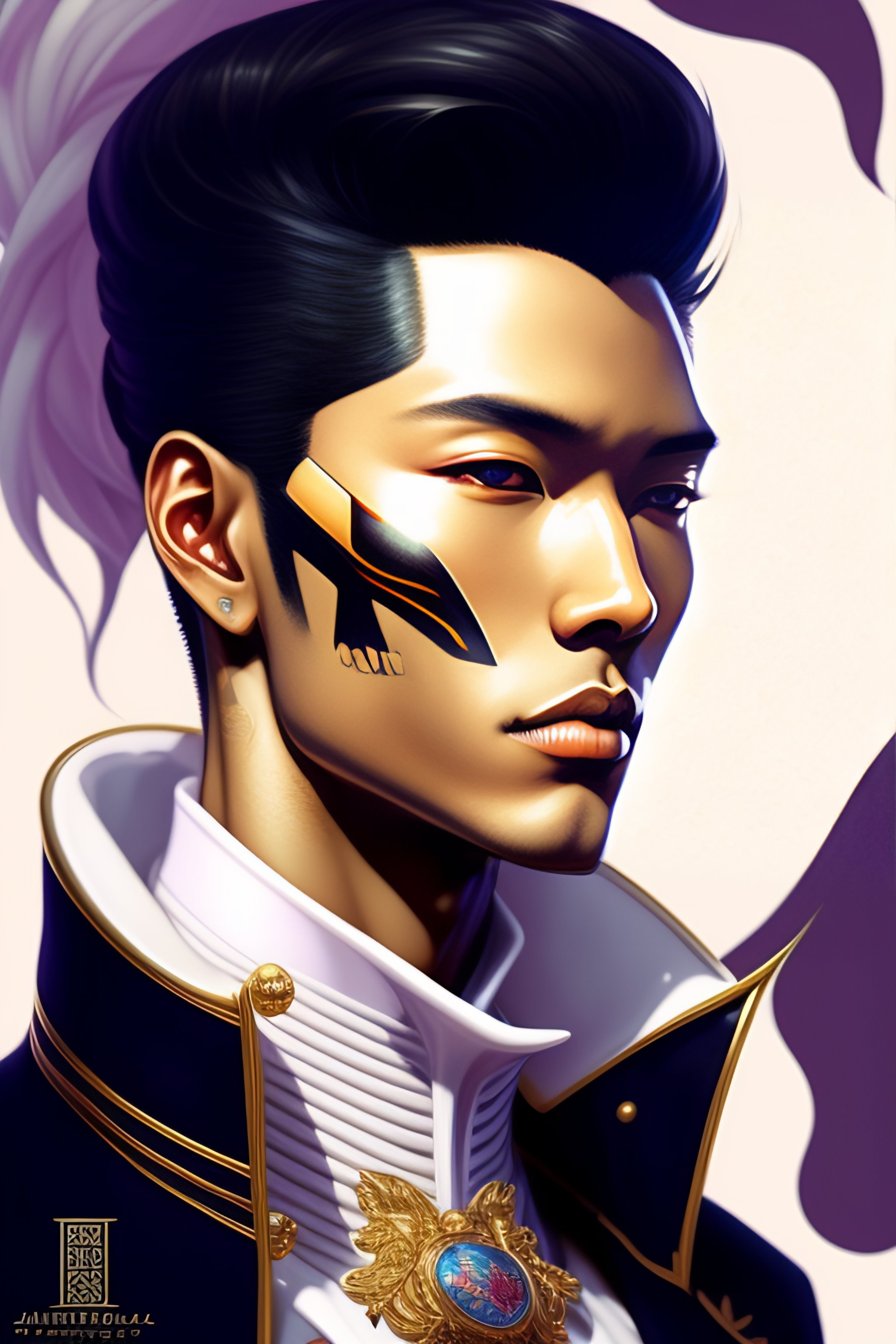 Lexica - Anime manga skull portrait elvis, king, skeleton, intricate ...