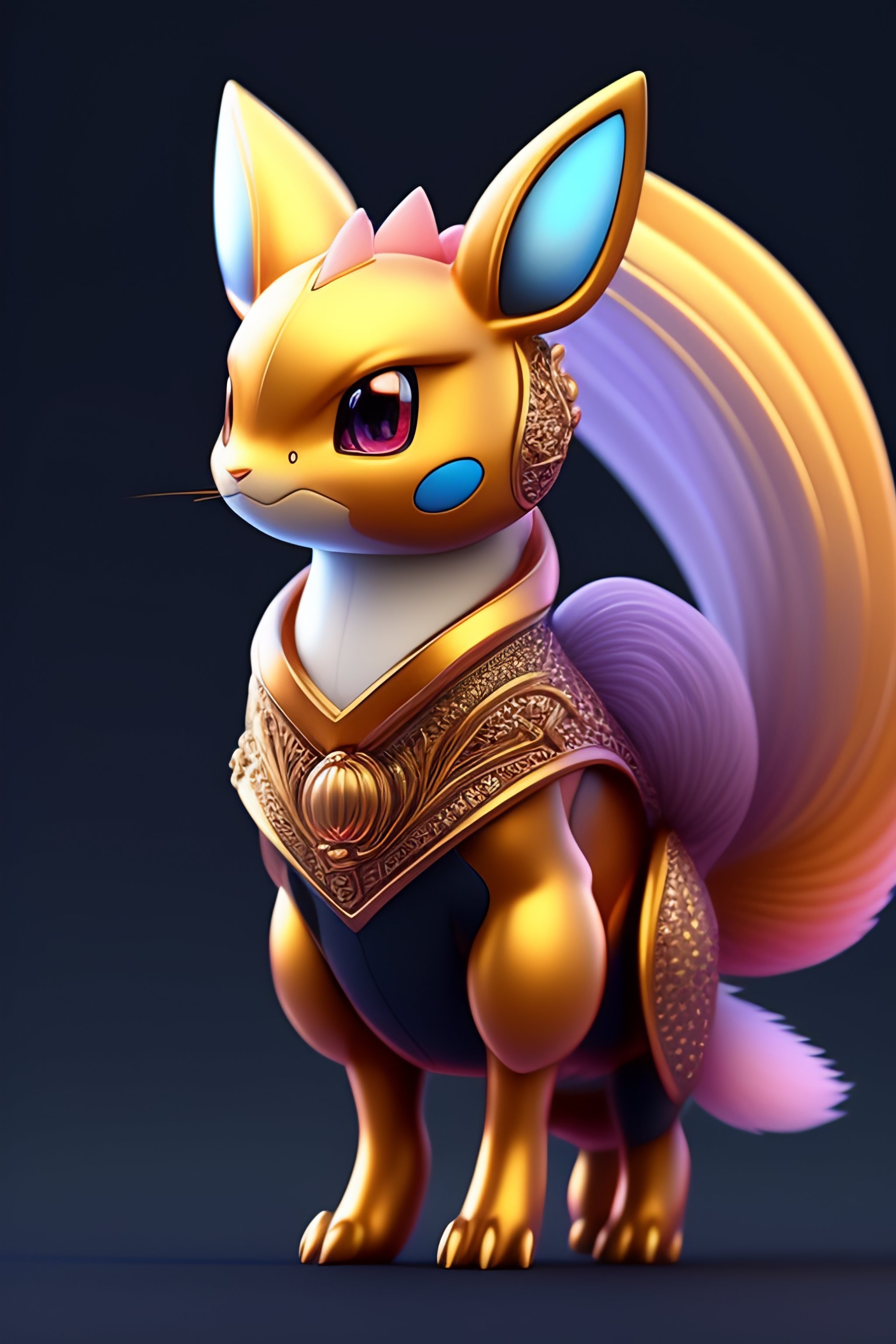 Lexica - A cute psychic type pokemon:: by beeple and James Gilleard and ...