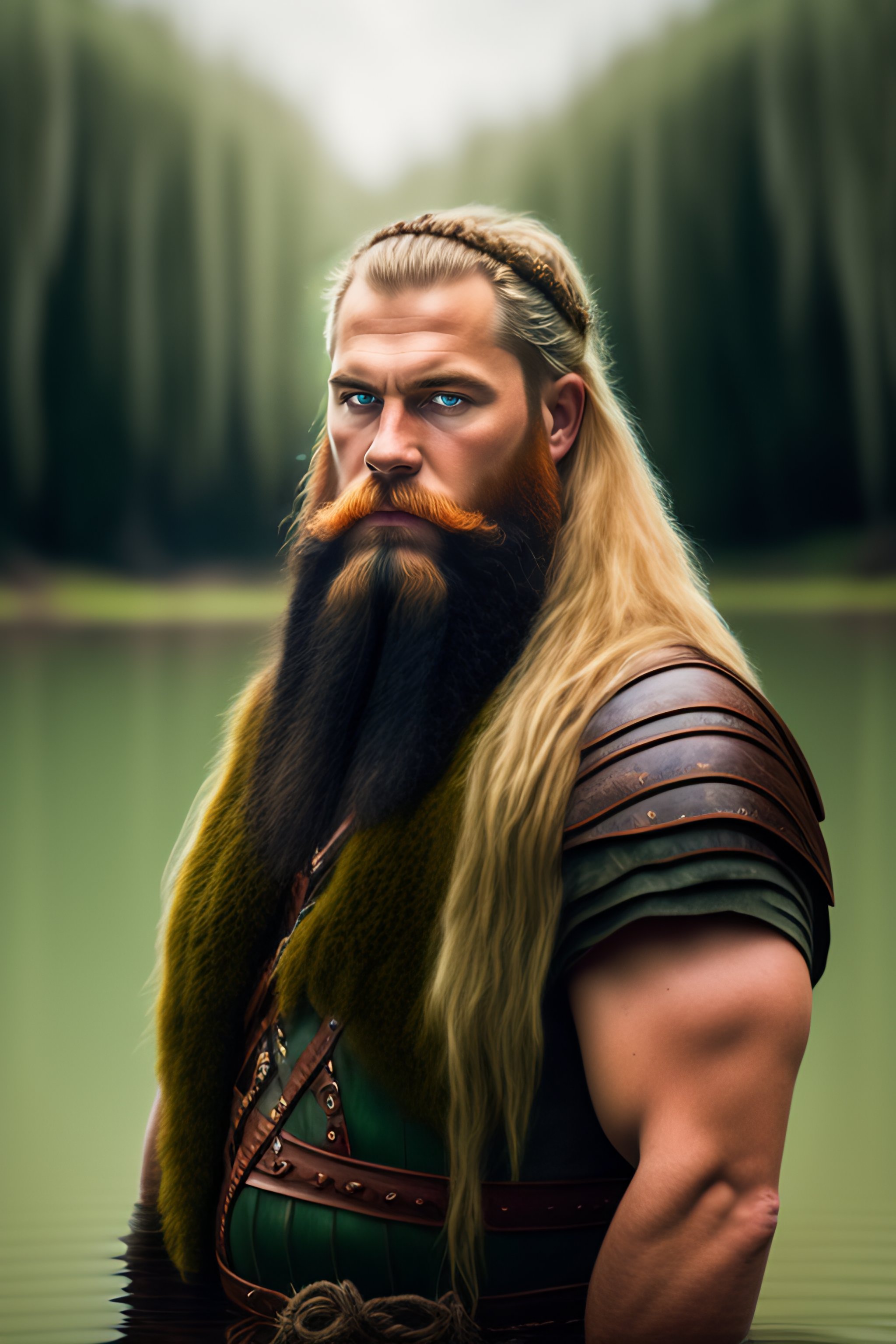 Lexica - Portrait of a lost swamp viking