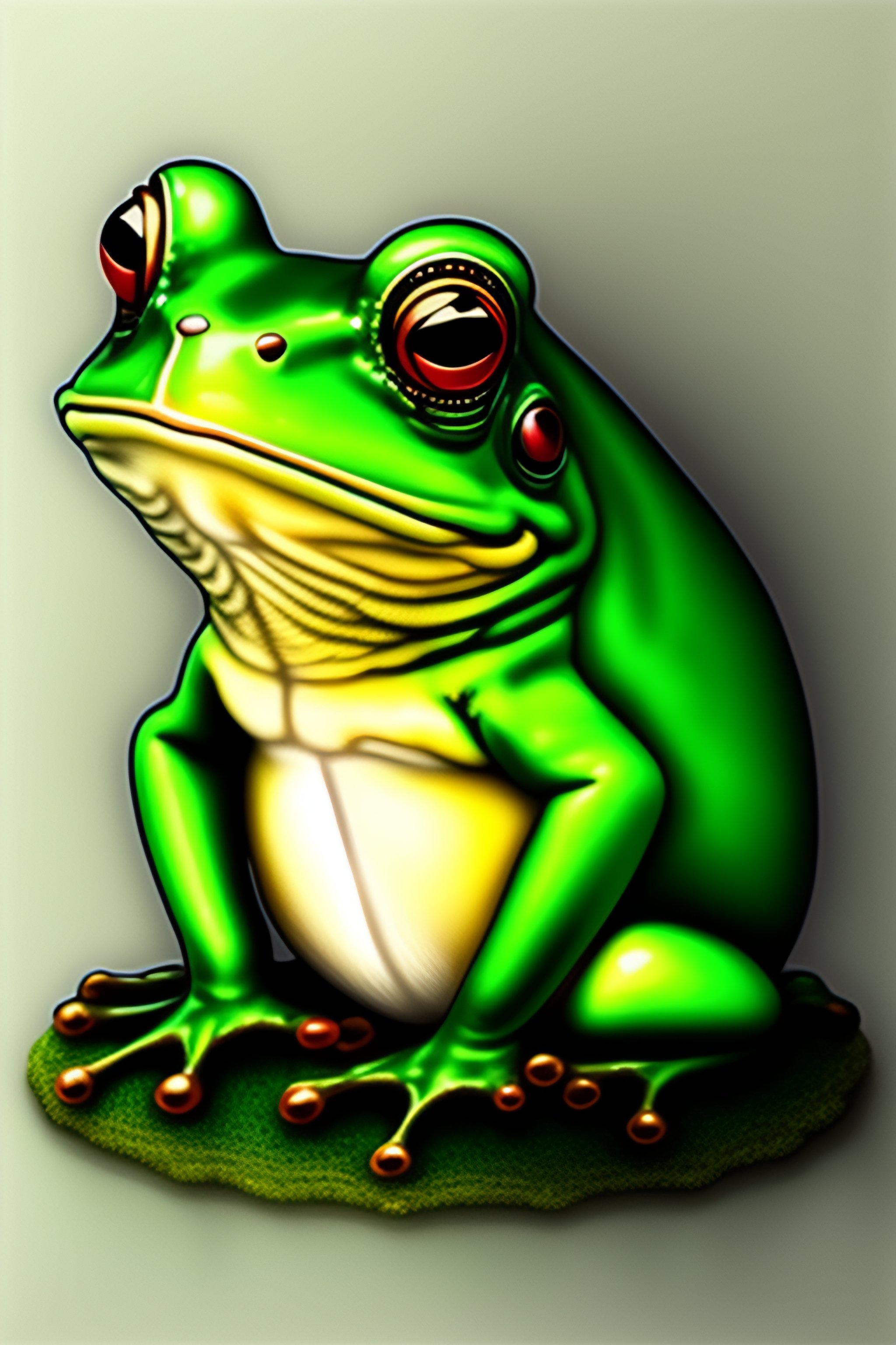 Lexica - Sad frog draw