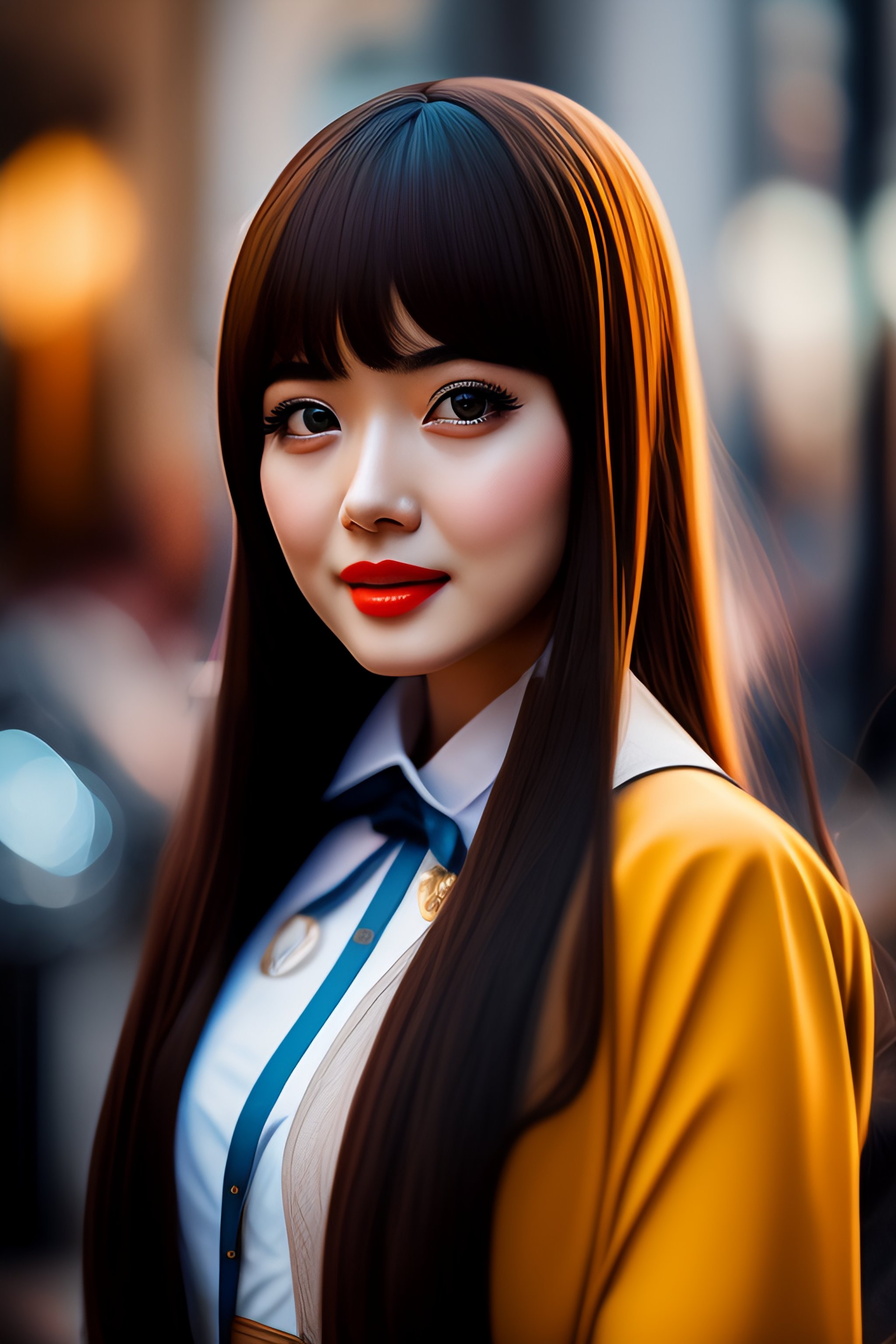Lexica - Photoreal, cosplay, Cosplayer, Kanna Hashimoto, cute girl ...