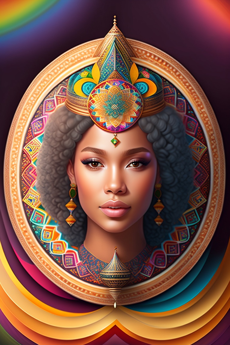 Lexica - World at, multicolor, mandala body, mandala face (cover)