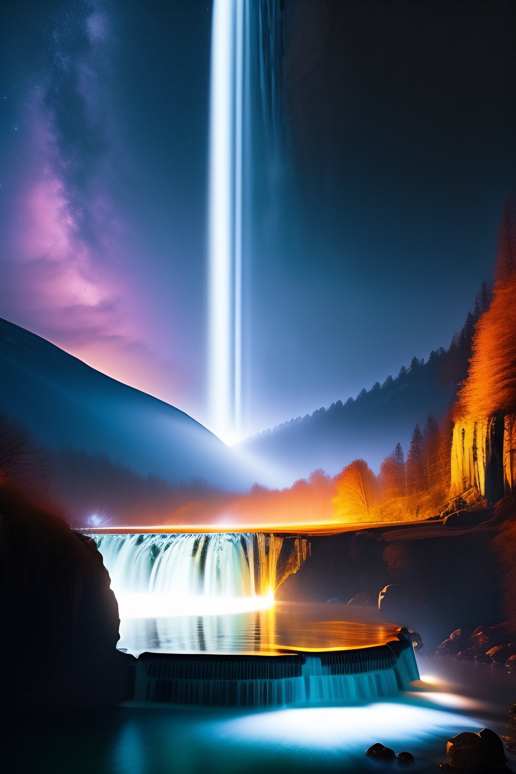 Lexica - Starlight waterfall