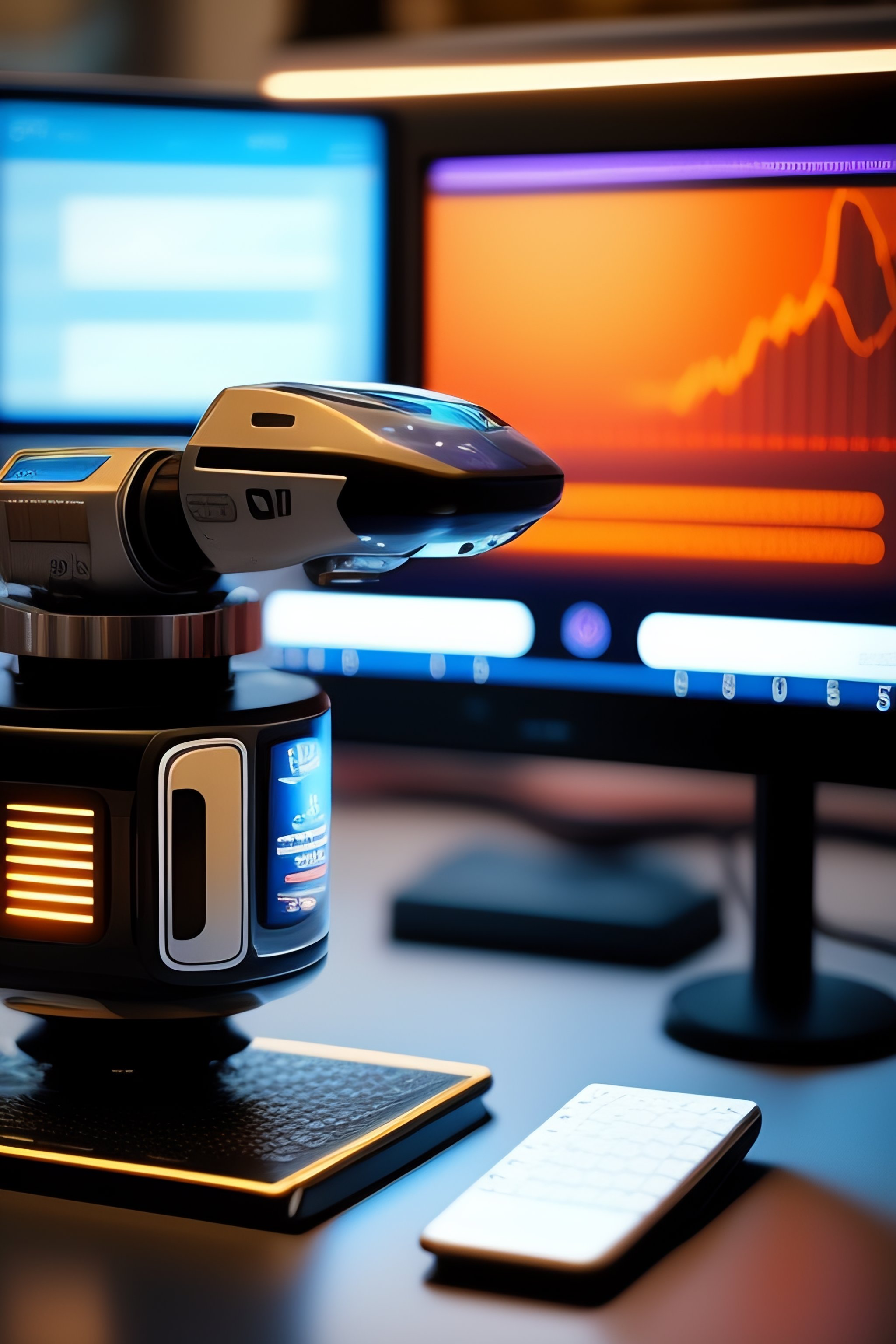 Lexica - High resolution robot typing on a computer