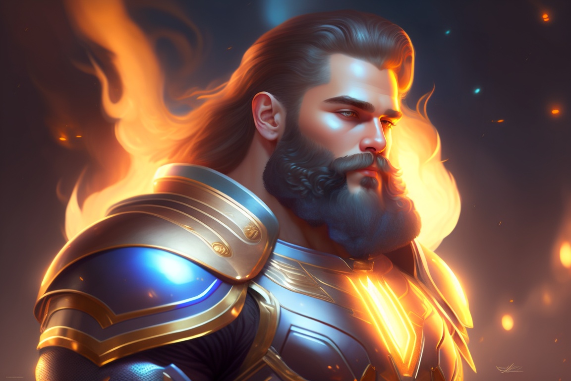 Lexica - Portrait of zeus full body, intricate, elegant, glowing lights ...