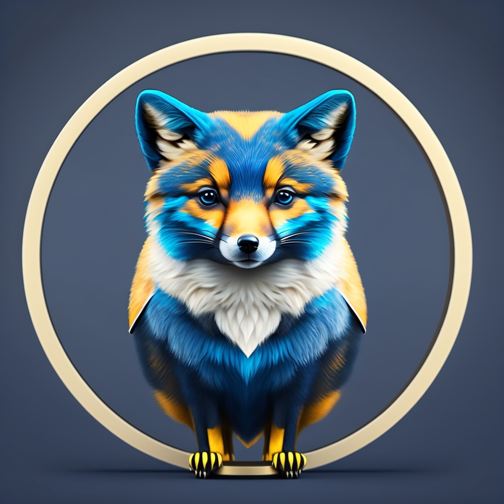 Lexica - Super cute fox avatar with neutral background for an ...