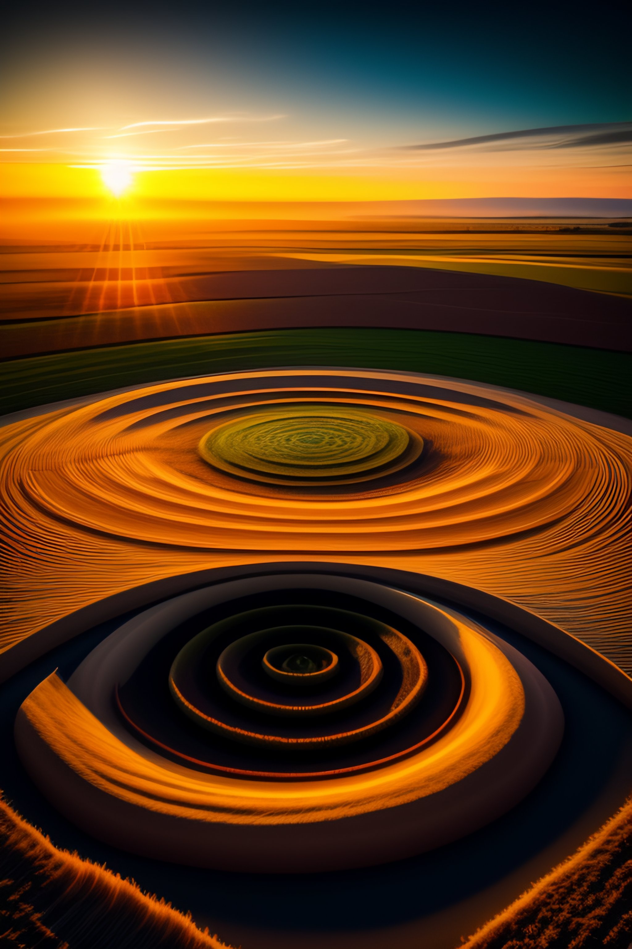 Lexica - Crop circle vortex