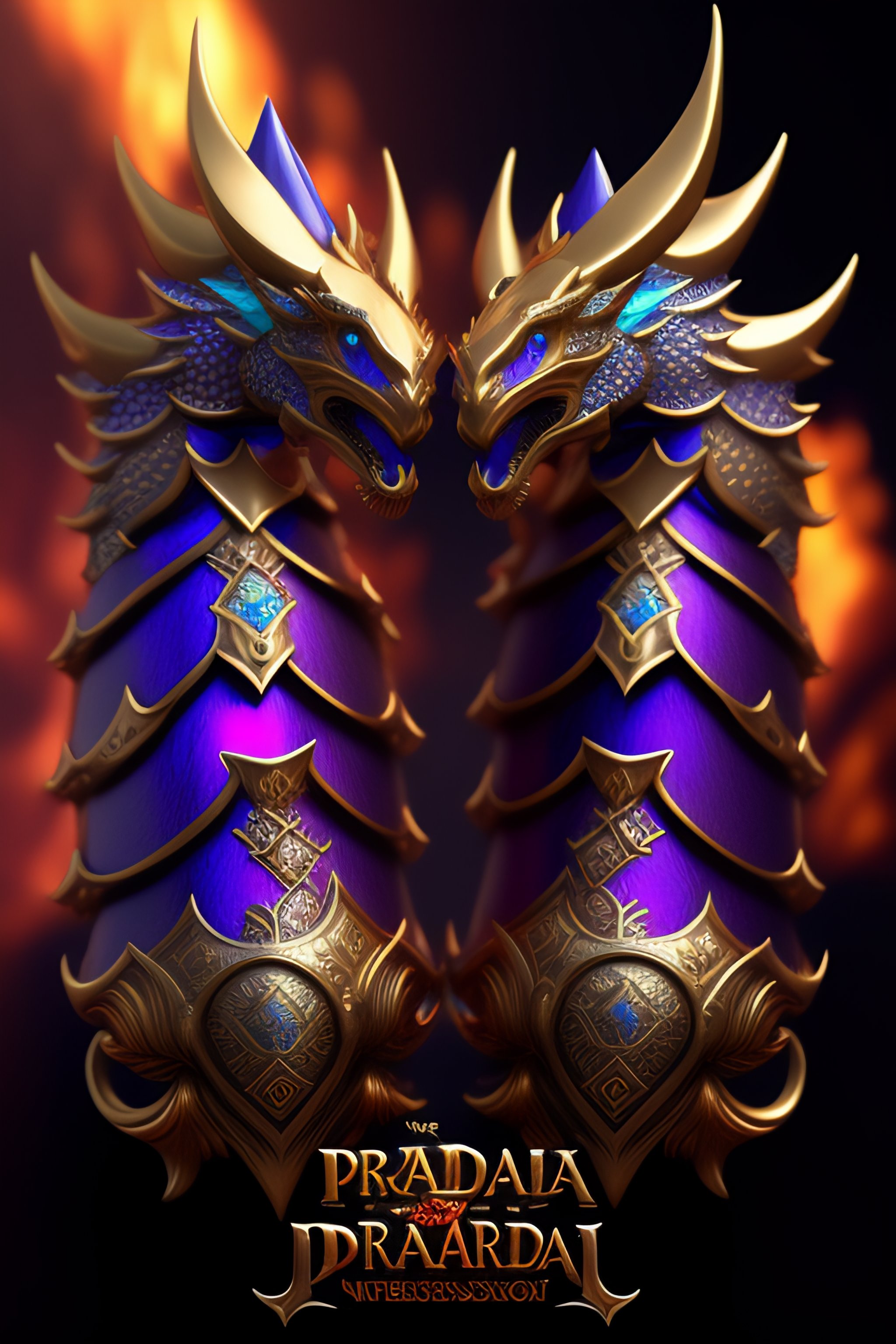 Lexica - Infernadraxia prismstic dragon gauntlets