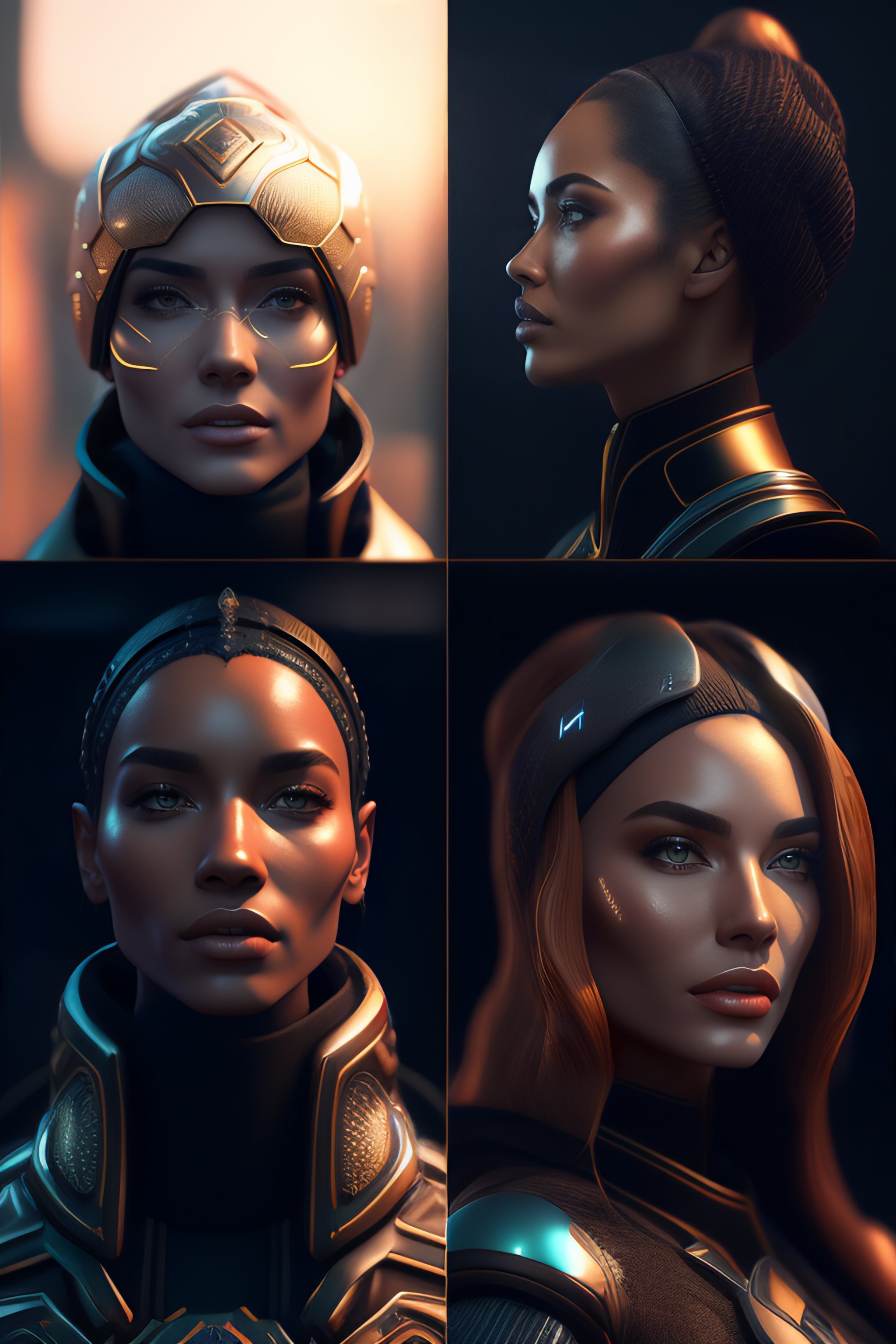 Lexica - The neural network draws itself,unreal engine, octane render ...