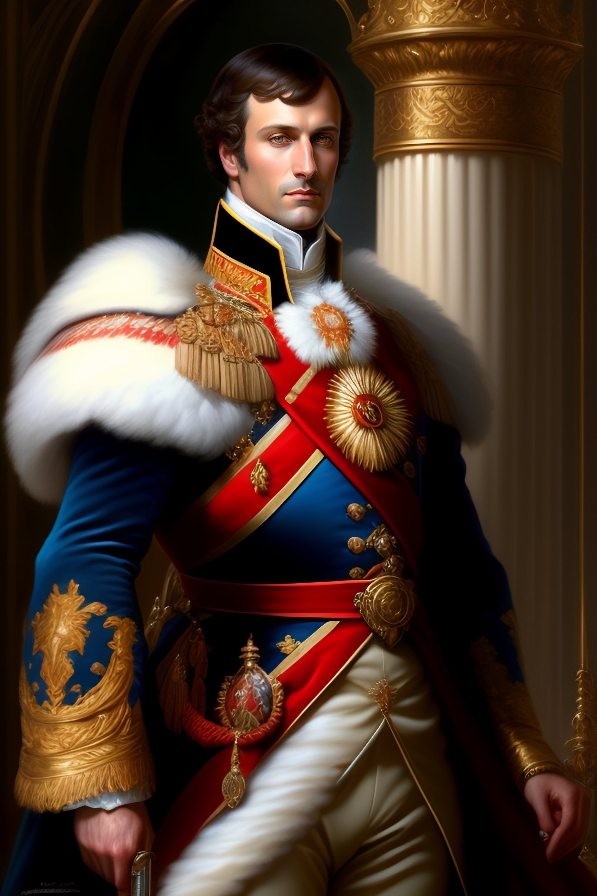 Lexica - Napoleon Bonaparte as a fantasy D&D character, portrait art by ...